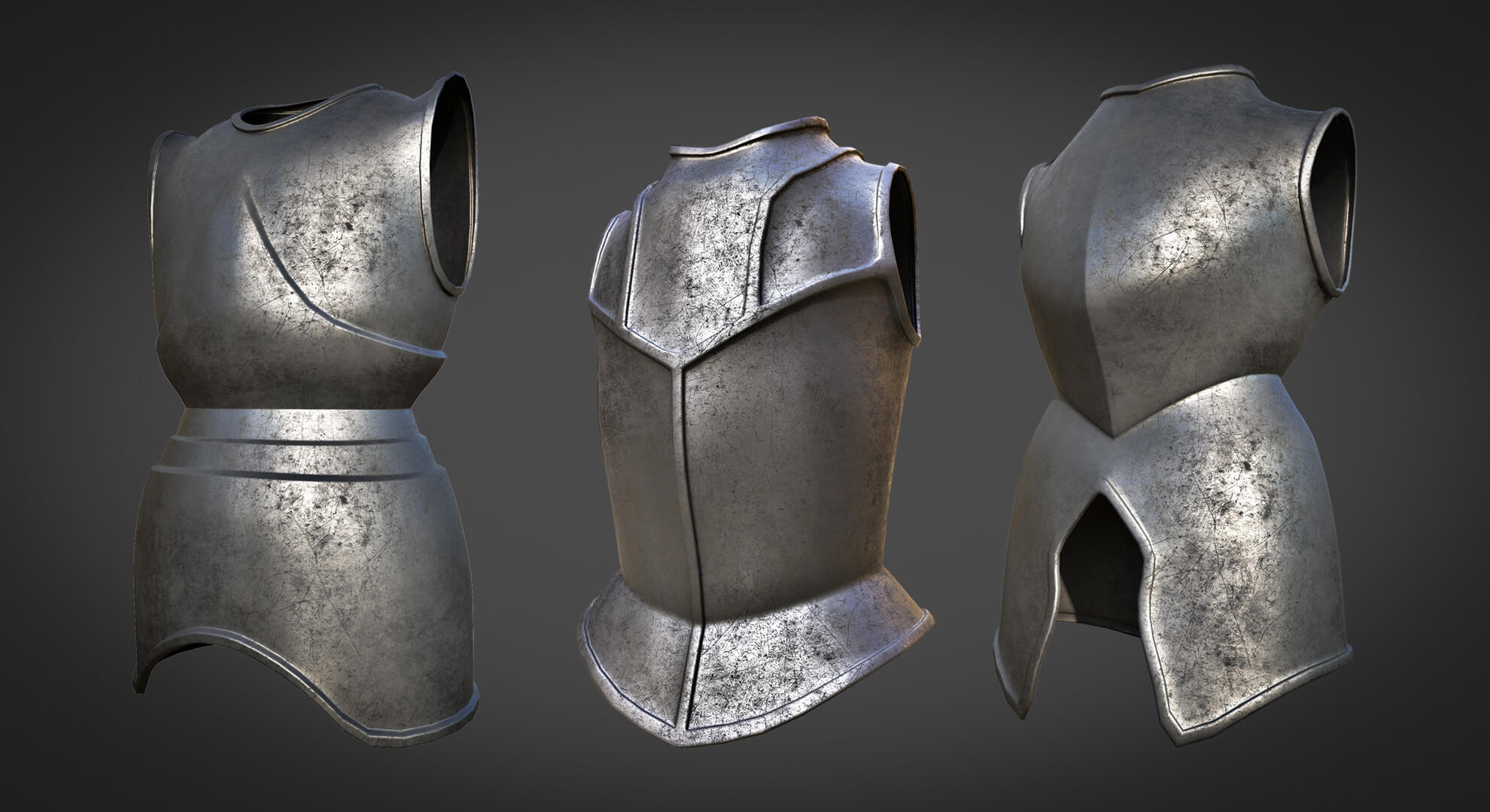 20 Body Armor Base Mesh Collection - 3D Model by netleon