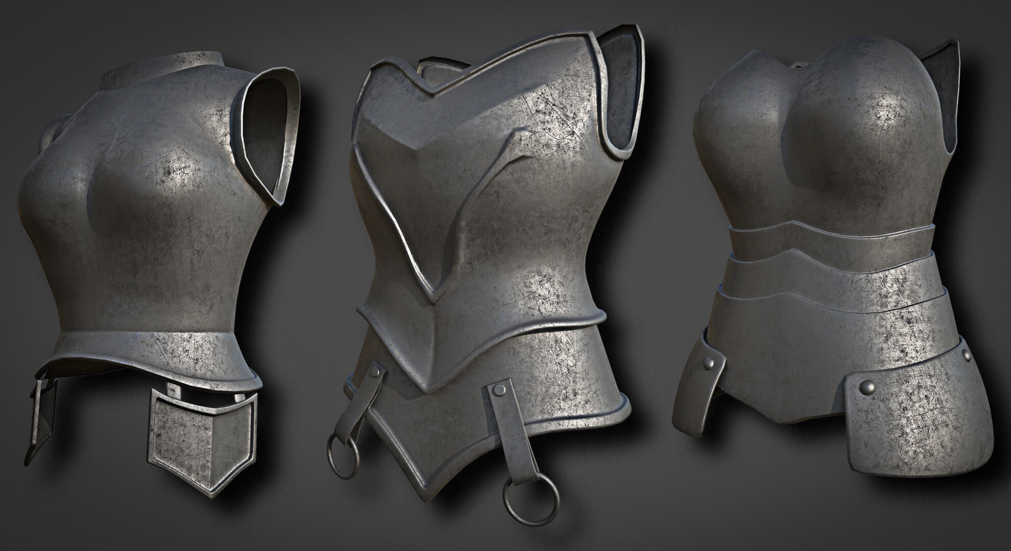 20 Body Armor Base Mesh Collection - 3D Model by netleon