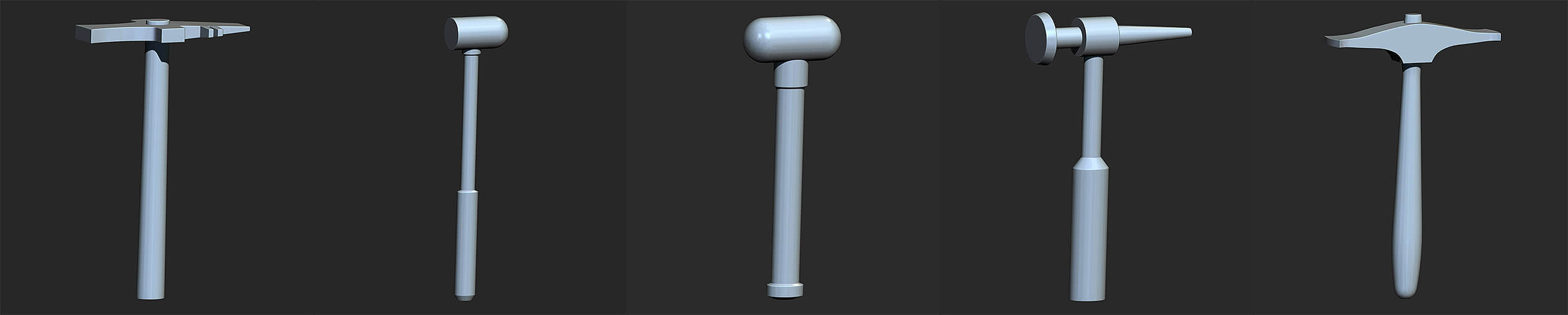 25 Hammer Base Mesh - 3D Model by netleon