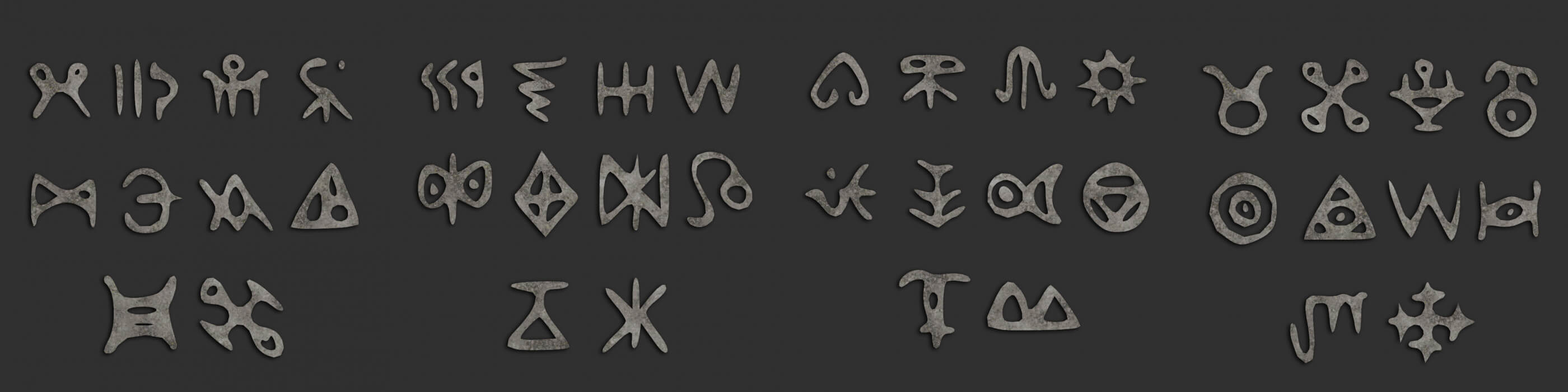 300+ Runes Alpha Pack 8K - 3D Material or Shader by netleon