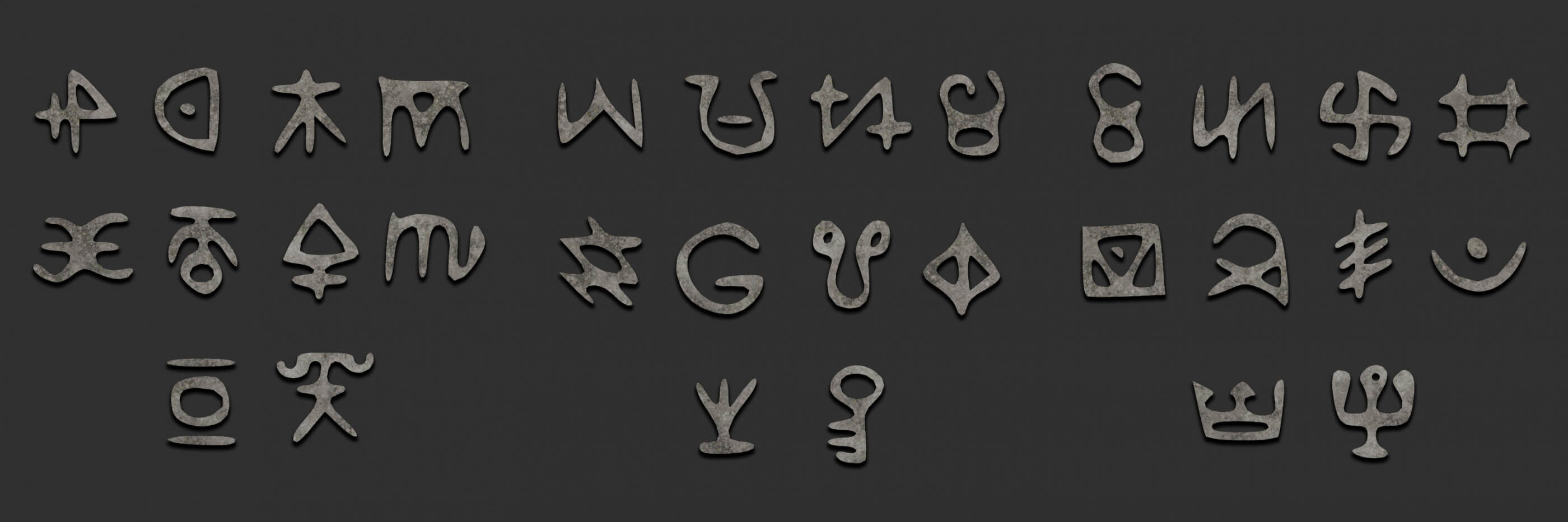 300+ Runes Alpha Pack 8K - 3D Material or Shader by netleon