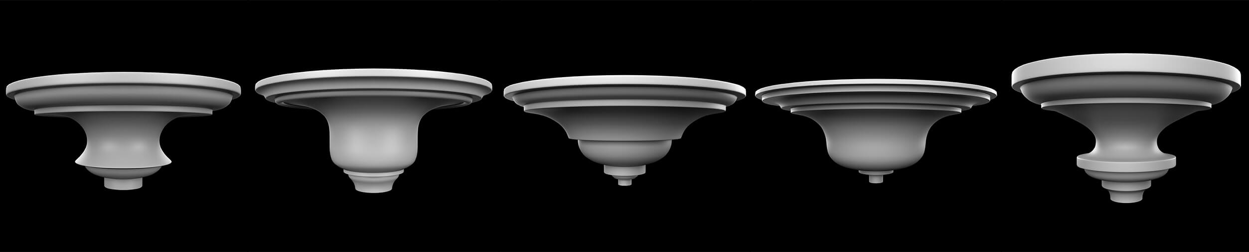 35 Column Rings Vol 1 - 3D Model by netleon