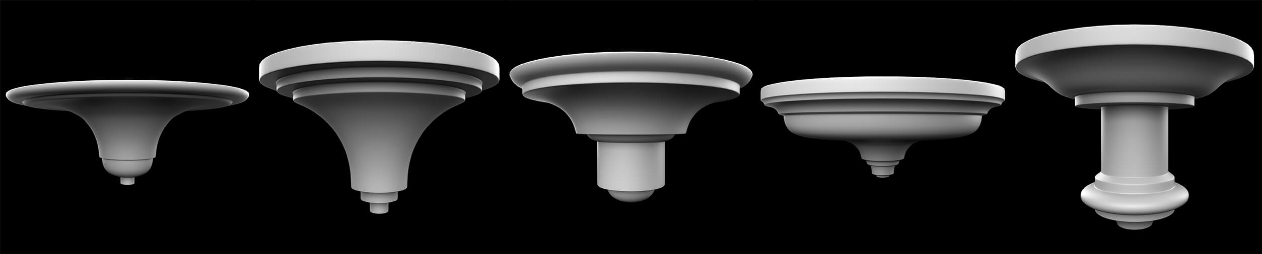 35 Column Rings Vol 1 - 3D Model by netleon