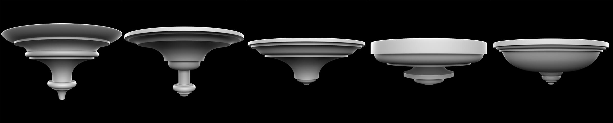 35 Column Rings Vol 1 - 3D Model by netleon