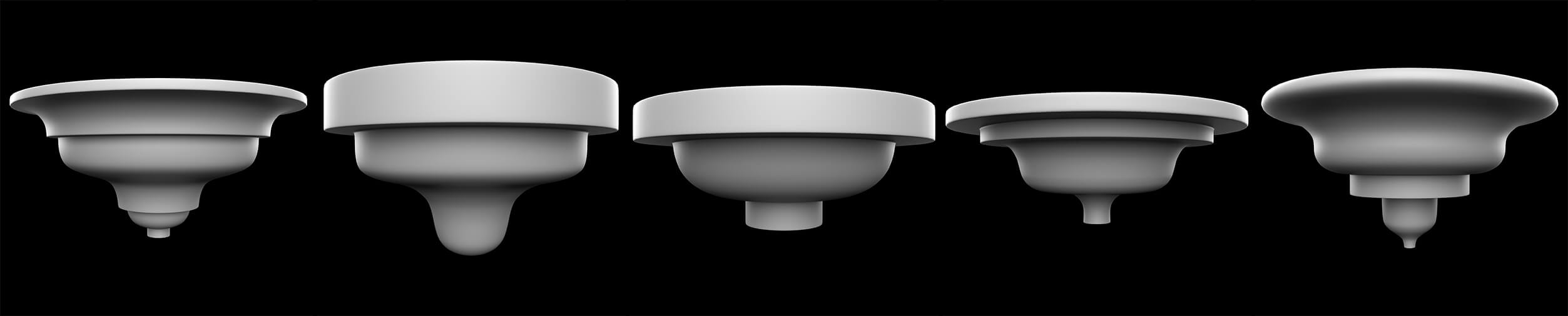 35 Column Rings Vol 1 - 3D Model by netleon