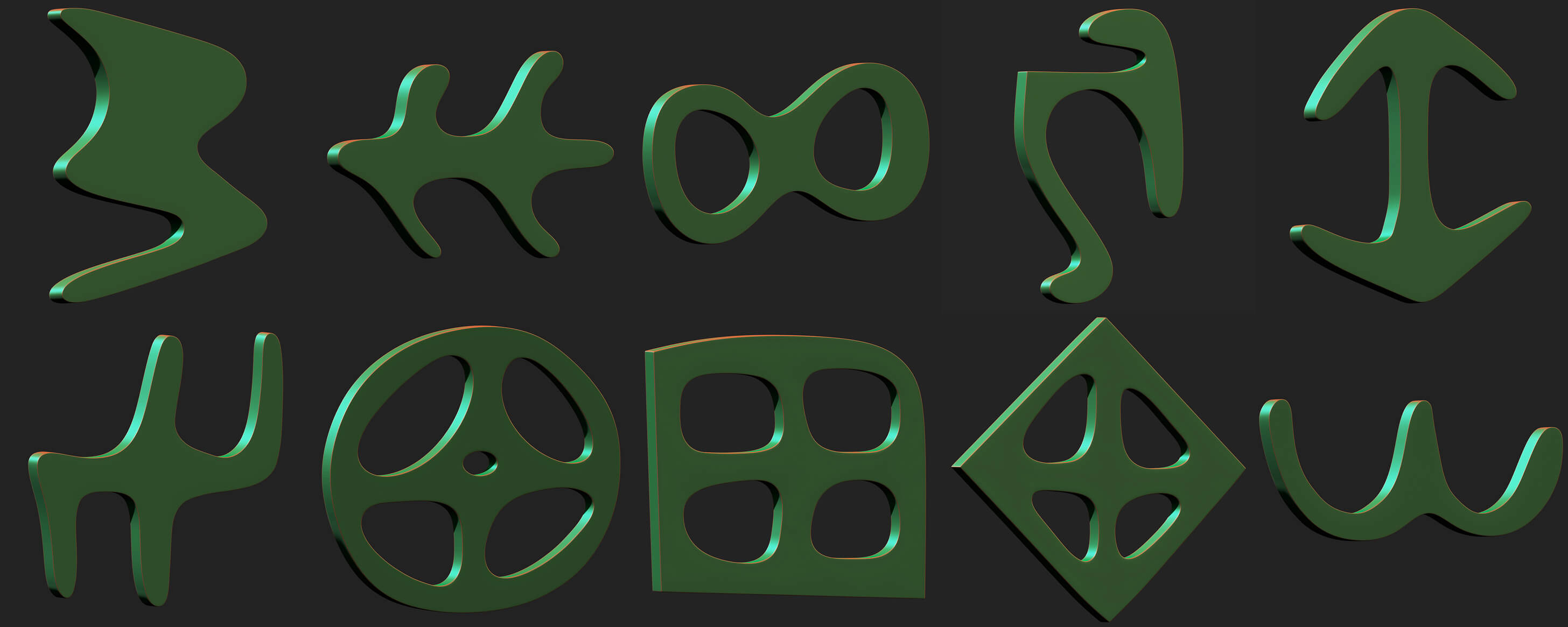 50 Runes Base Mesh Vol 6 - 3D Model by netleon