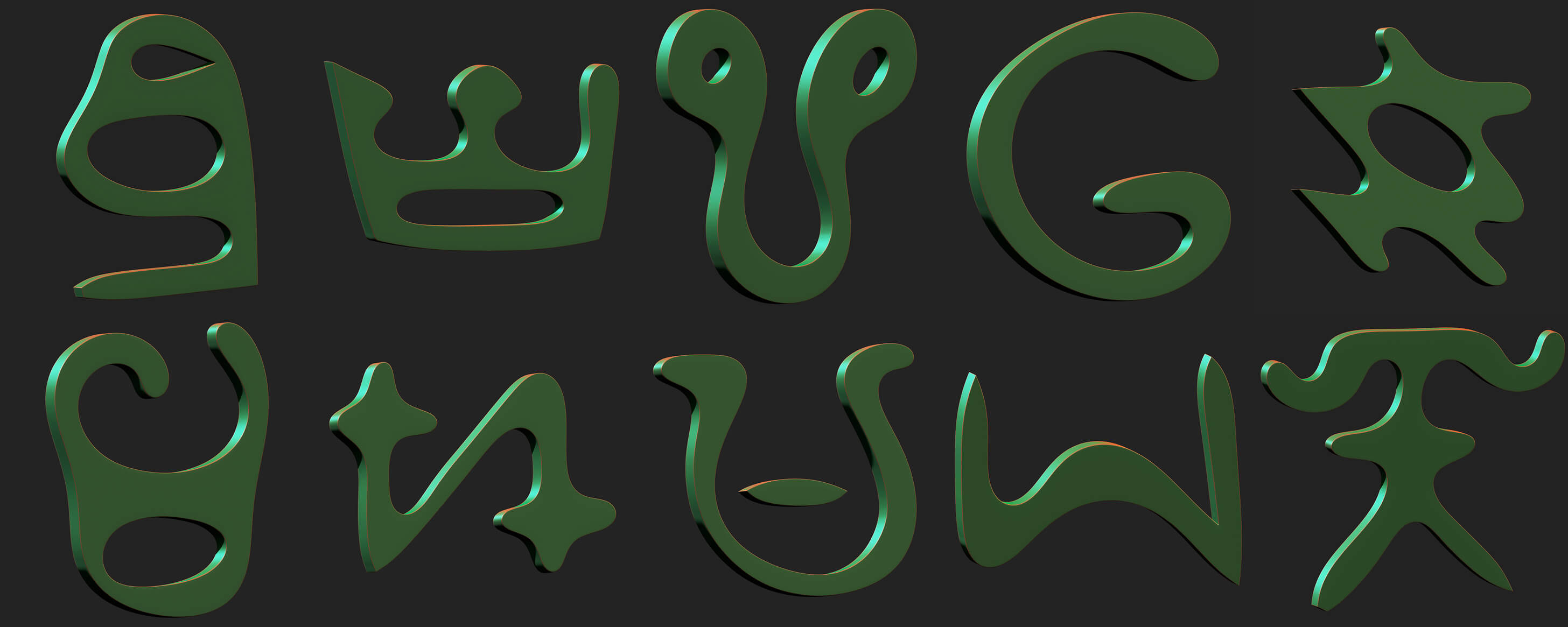 50 Runes Base Mesh Vol 6 - 3D Model by netleon