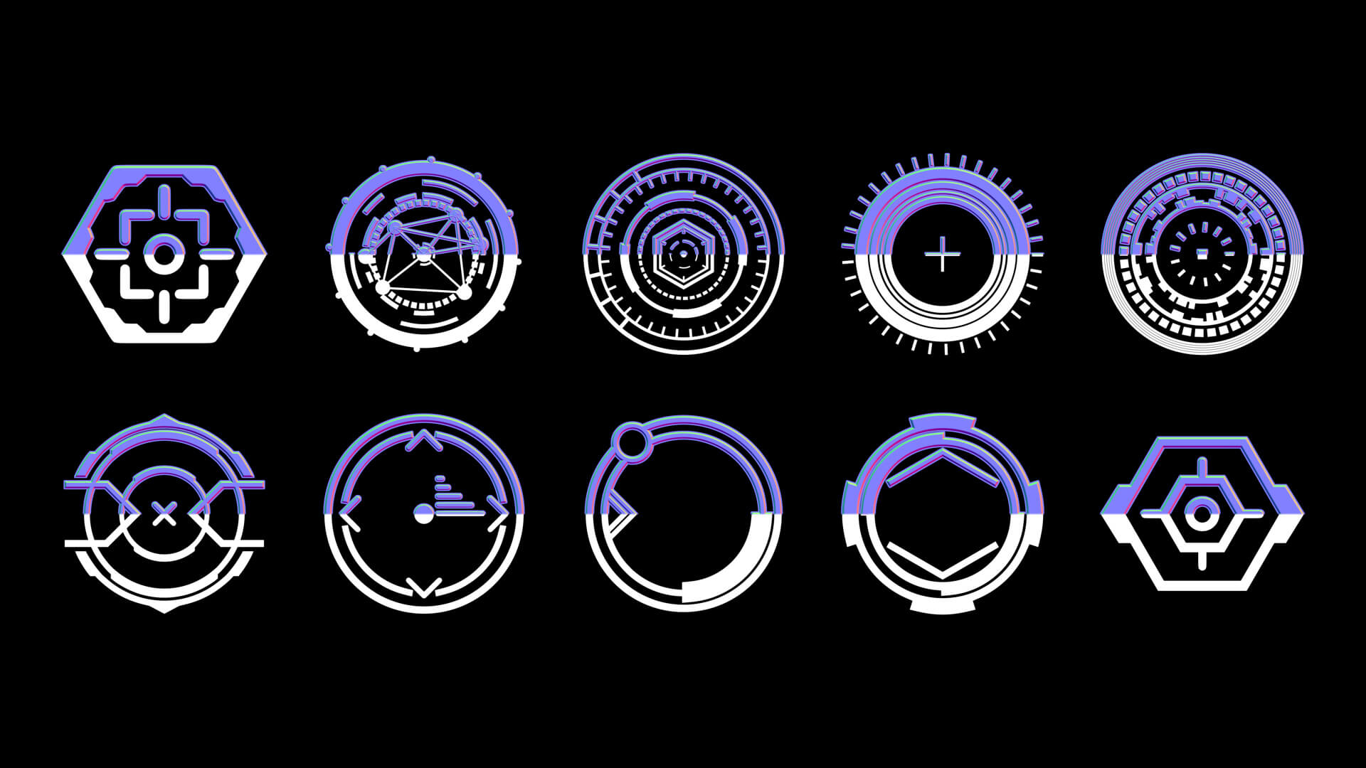 50 Sci-Fi Hologram Normal Map and Alpha Vol 2 3D Texture by netleon