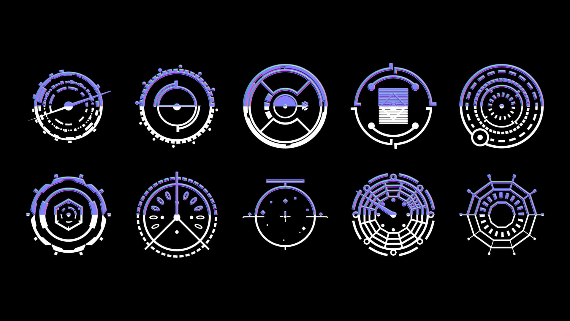 50 Sci-Fi Hologram Normal Map and Alpha Vol 2 3D Texture by netleon