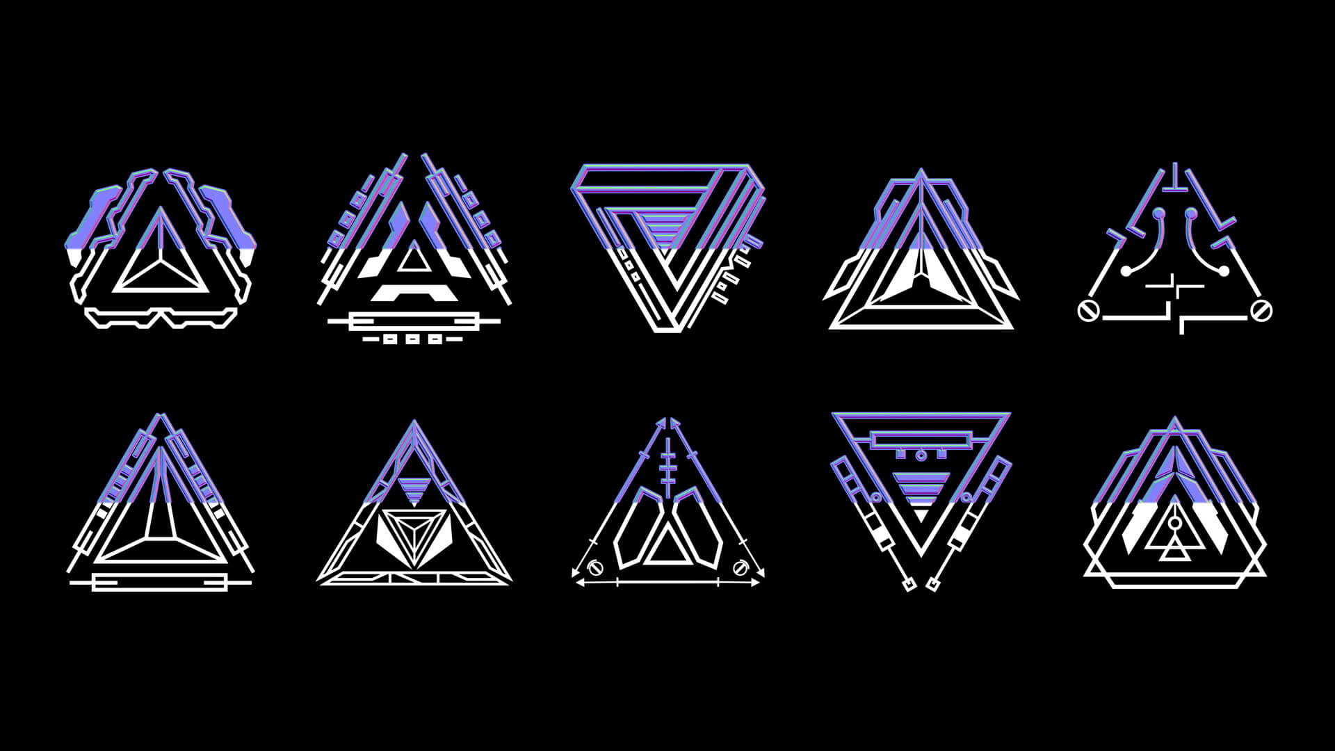 50 Sci-Fi Hologram Normal Map and Alpha Vol 2 3D Texture by netleon