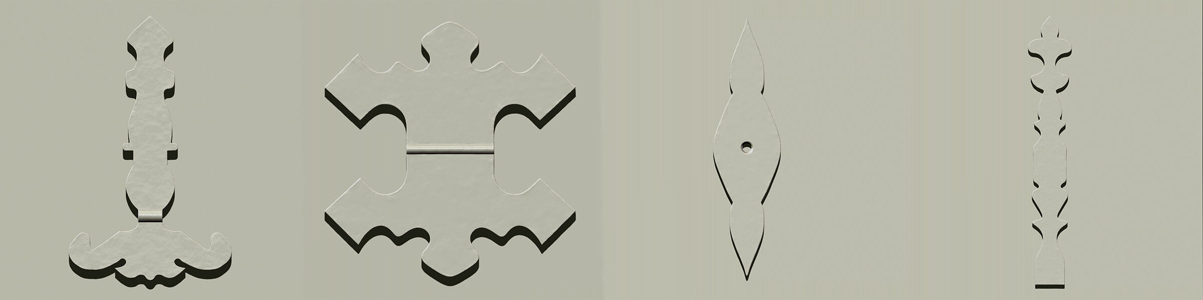 53 Hinges Brushes Pack for Zbrush - Brush or Tool by netleon