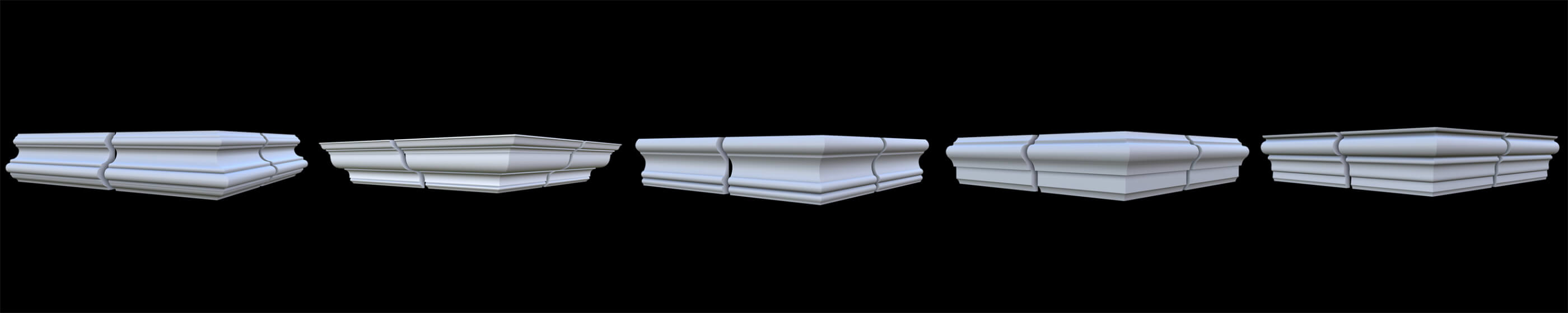 70 Ceiling Base Mesh Vol 2 - 3D Model by netleon