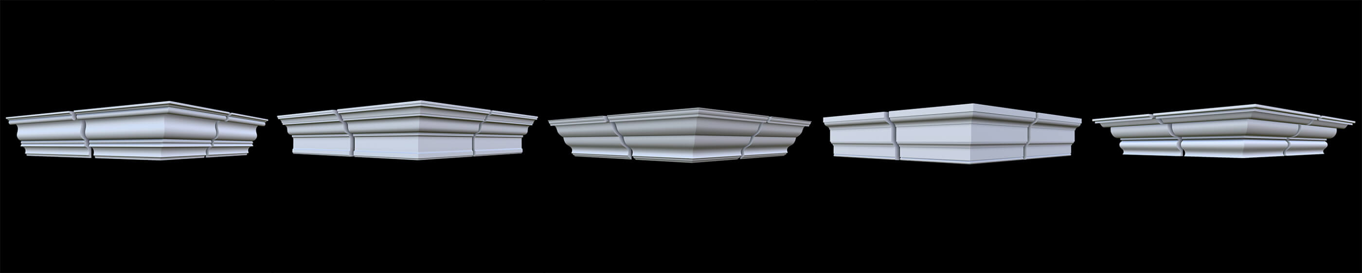 70 Ceiling Base Mesh Vol 2 - 3D Model by netleon