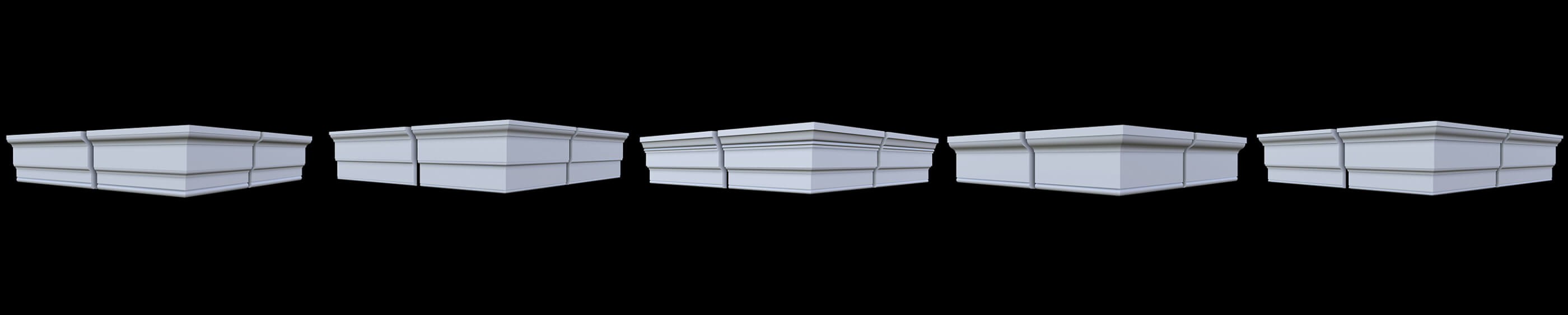 70 Ceiling Base Mesh Vol 2 - 3D Model by netleon