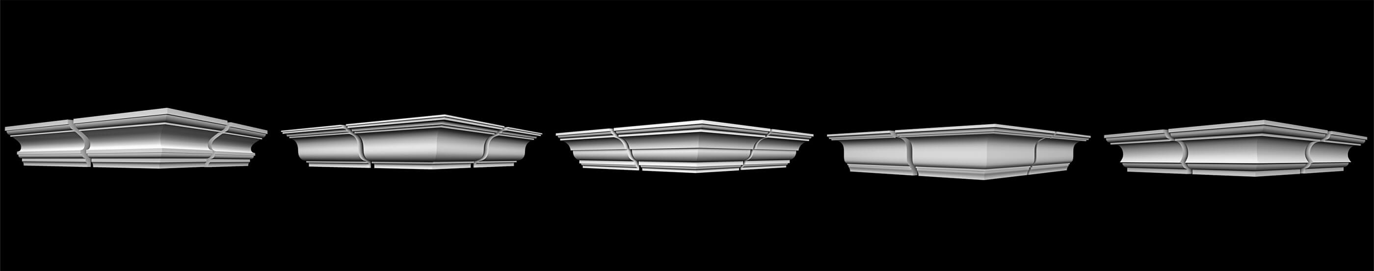 70 Ceiling Base Mesh - 3D Model by netleon