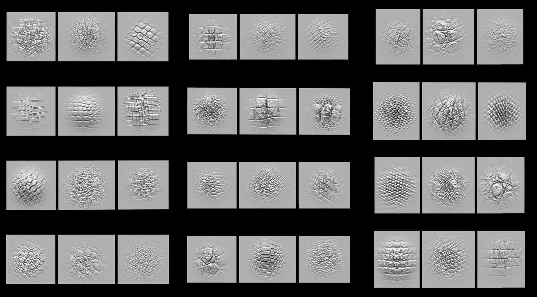 80+ Human and Animal Skin Brushes Pack - Zbrush Brush or Tool by netleon