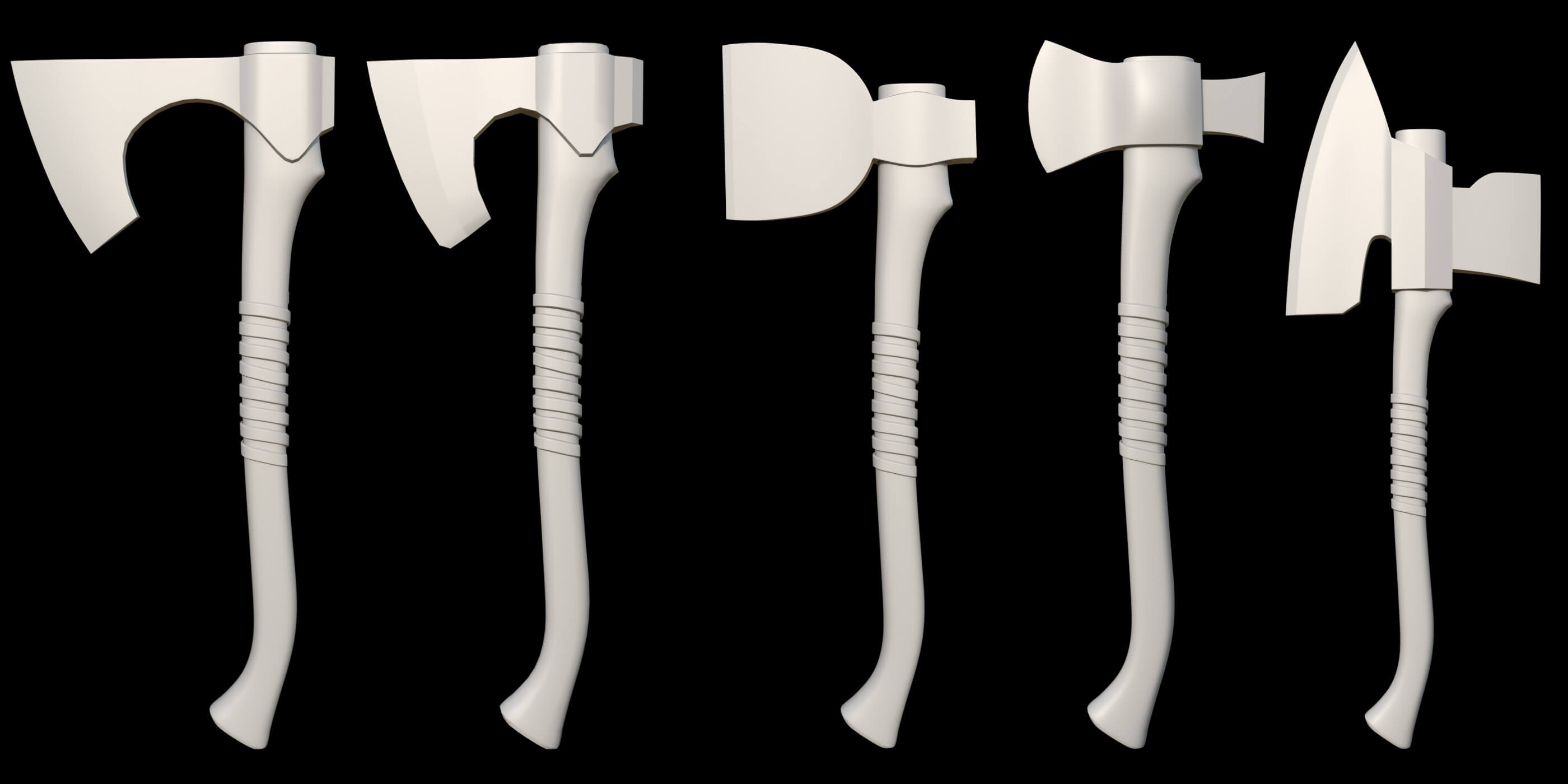 Ax Base Mesh Vol 2 - 3D Model by netleon