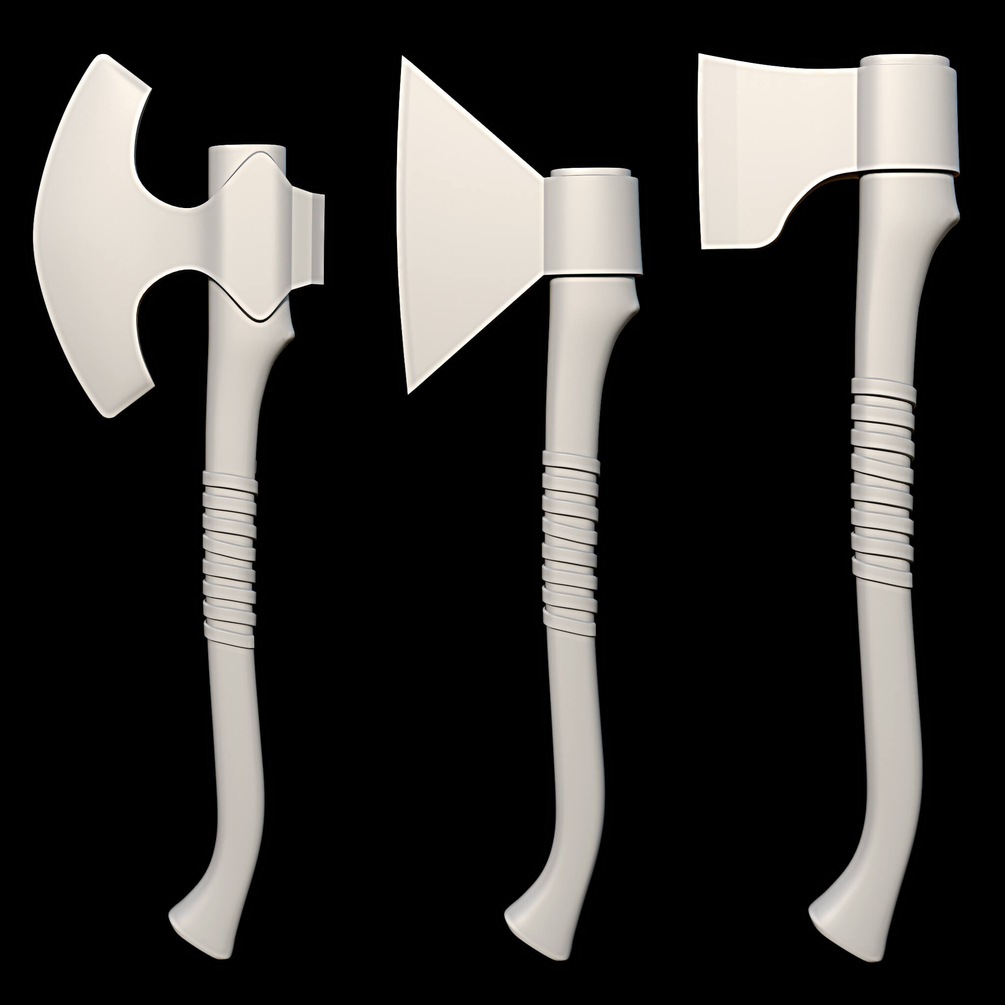 Ax Base Mesh Vol 2 - 3D Model by netleon