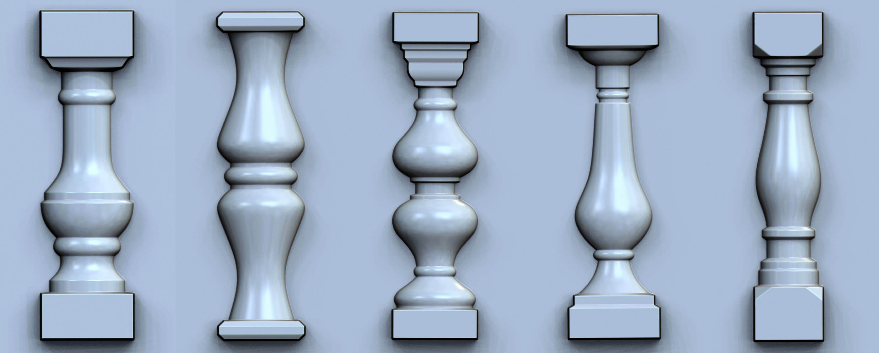 Baluster VDM and IMM Brushes - Zbrush Brush or Tool by netleon