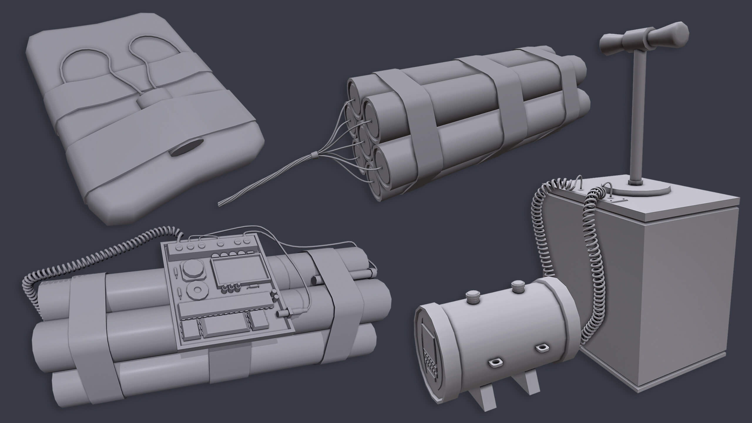Bomb Base Mesh - 3D Model by netleon