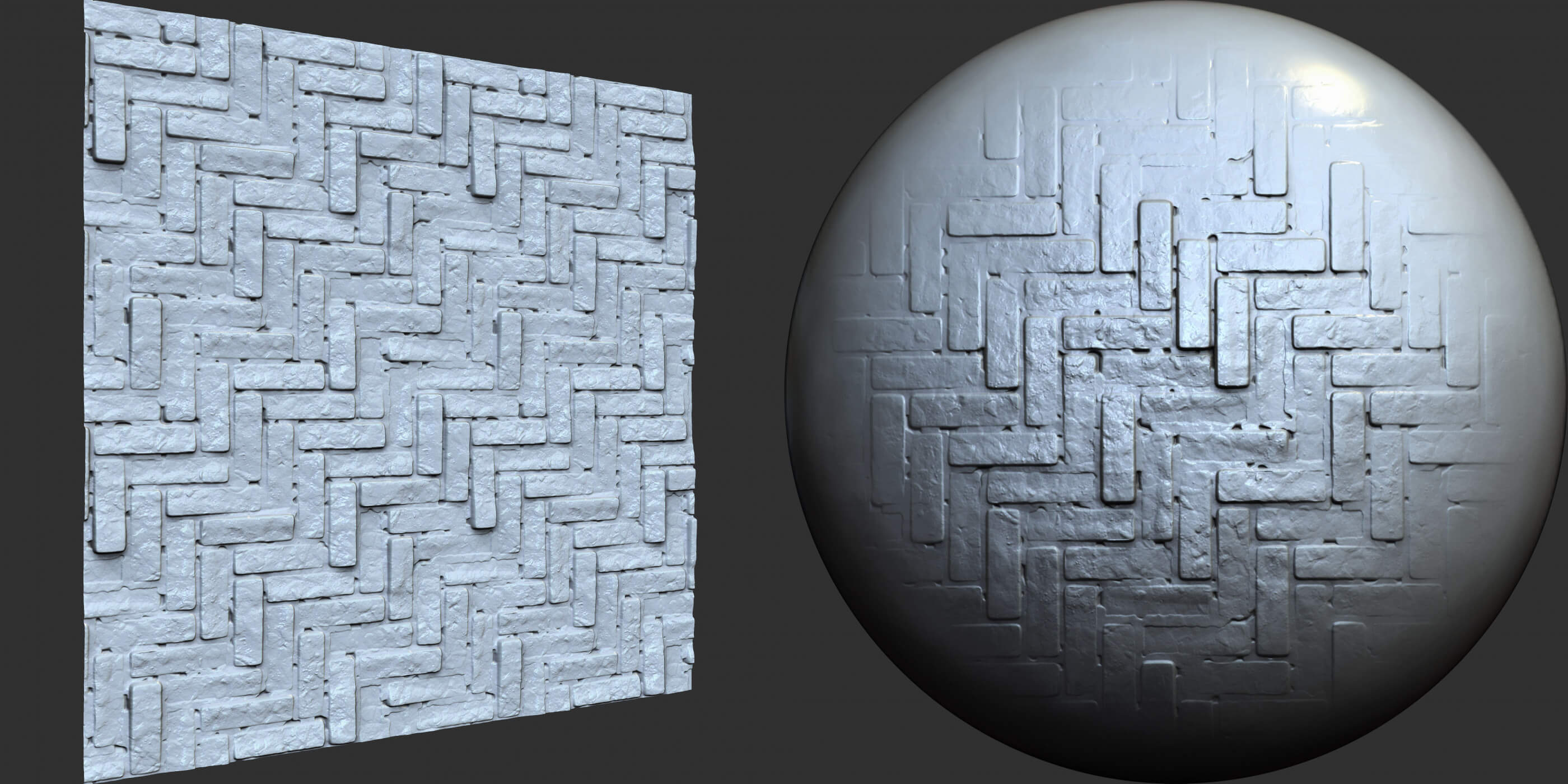 Brick Pattern Brushes, Noise and Height Map - Brush or Tool by netleon