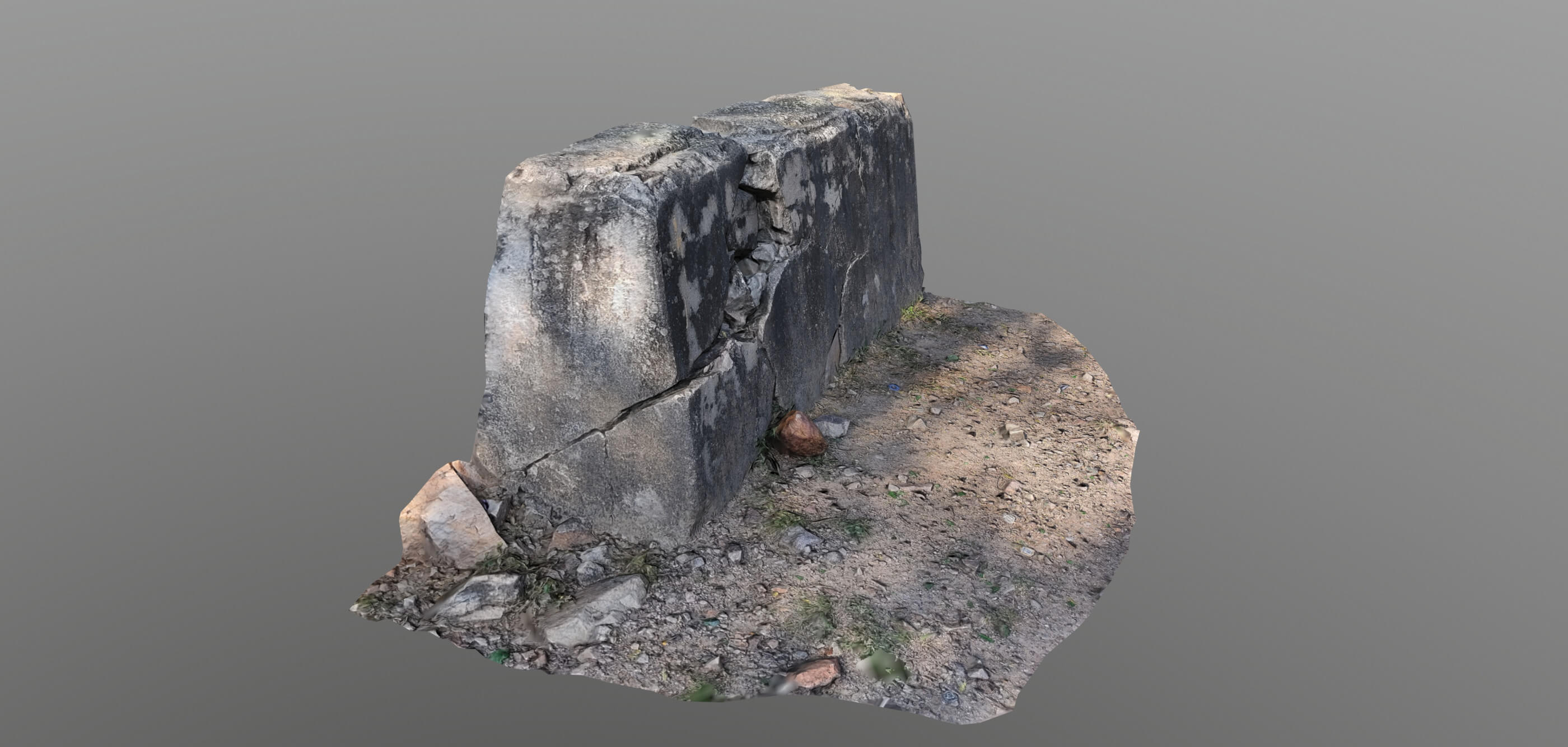 Broken Wall - 3D Model by netleon