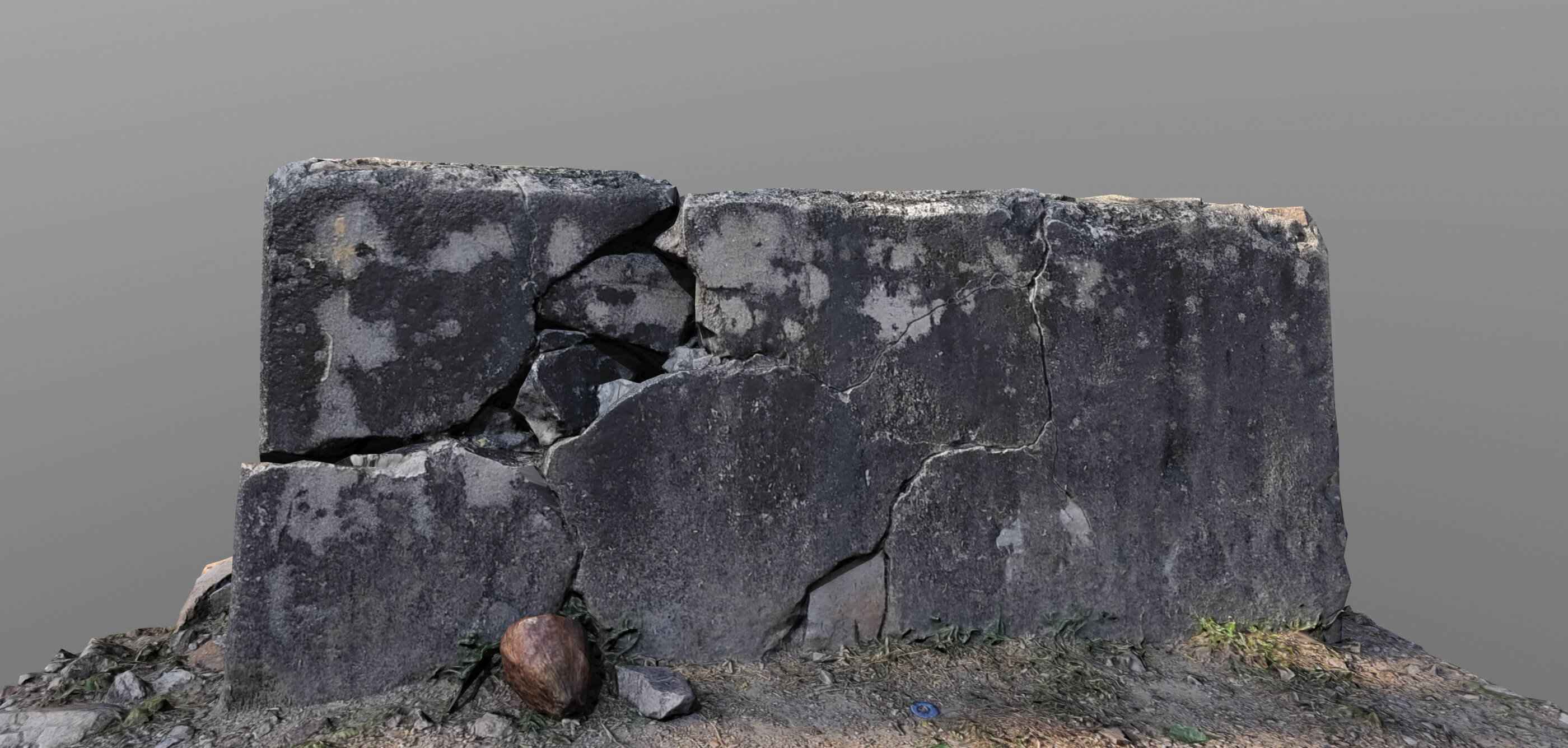 Broken Wall - 3D Model by netleon