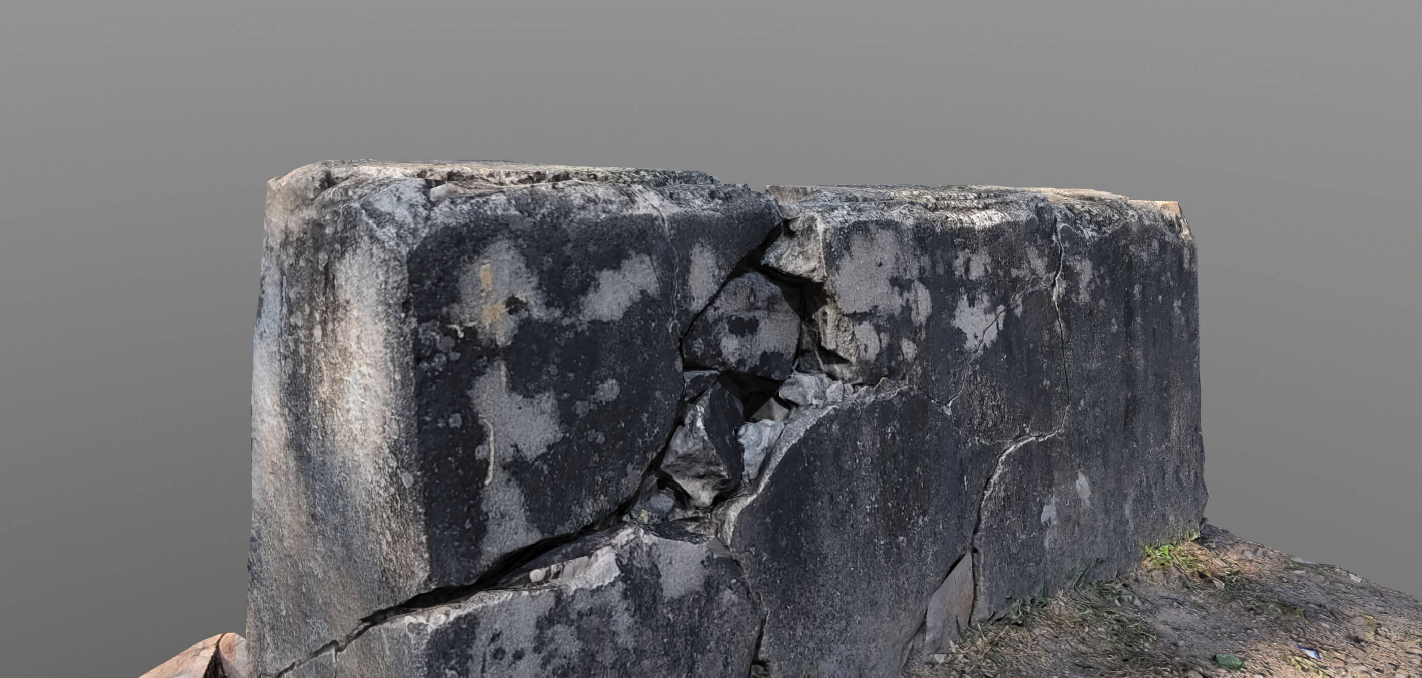 Broken Wall - 3D Model by netleon