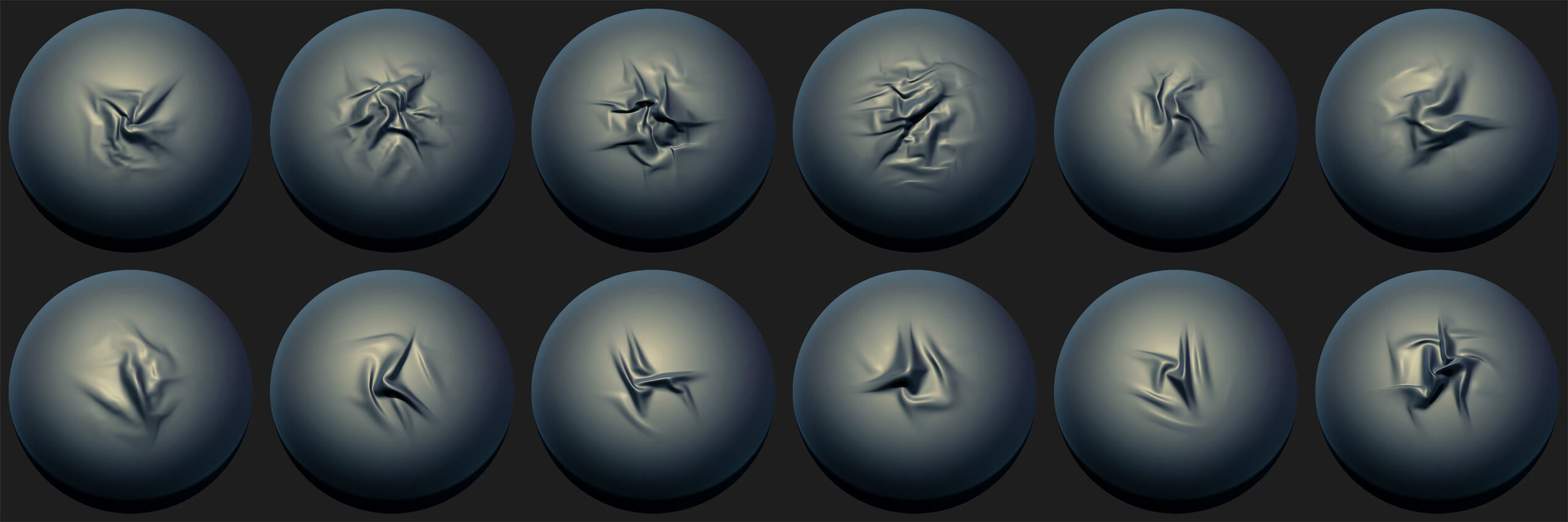 Cloth Wrinkles VDM Brushes + Alpha Vol 7 - Brush or Tool by netleon