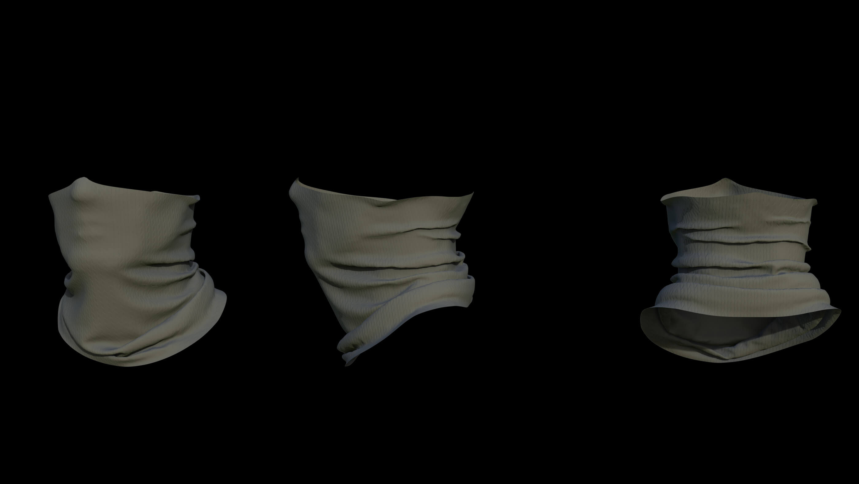 Face Mask Collection Vol 1 - 3D Model by netleon