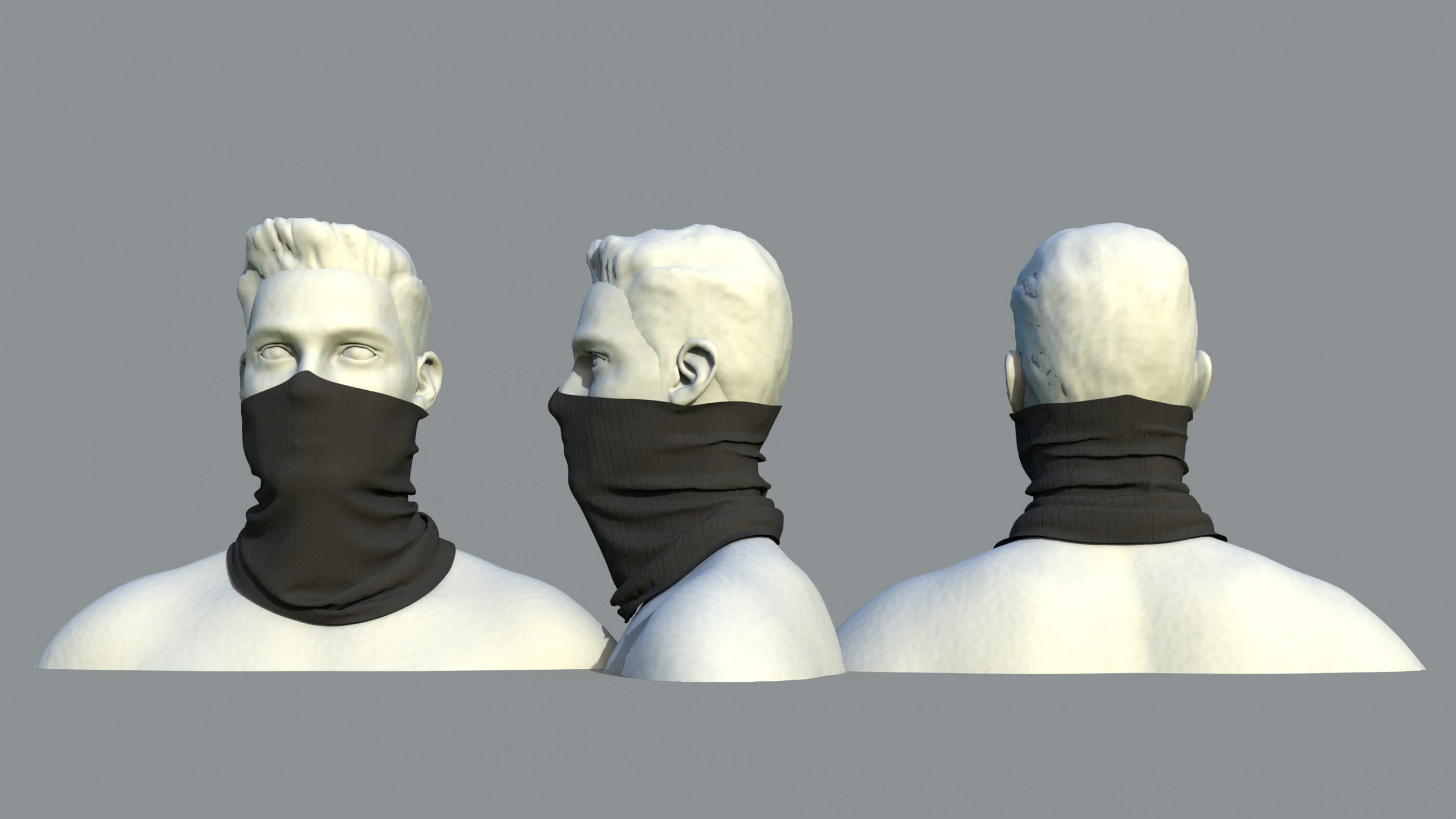Face Mask Collection Vol 1 - 3D Model by netleon