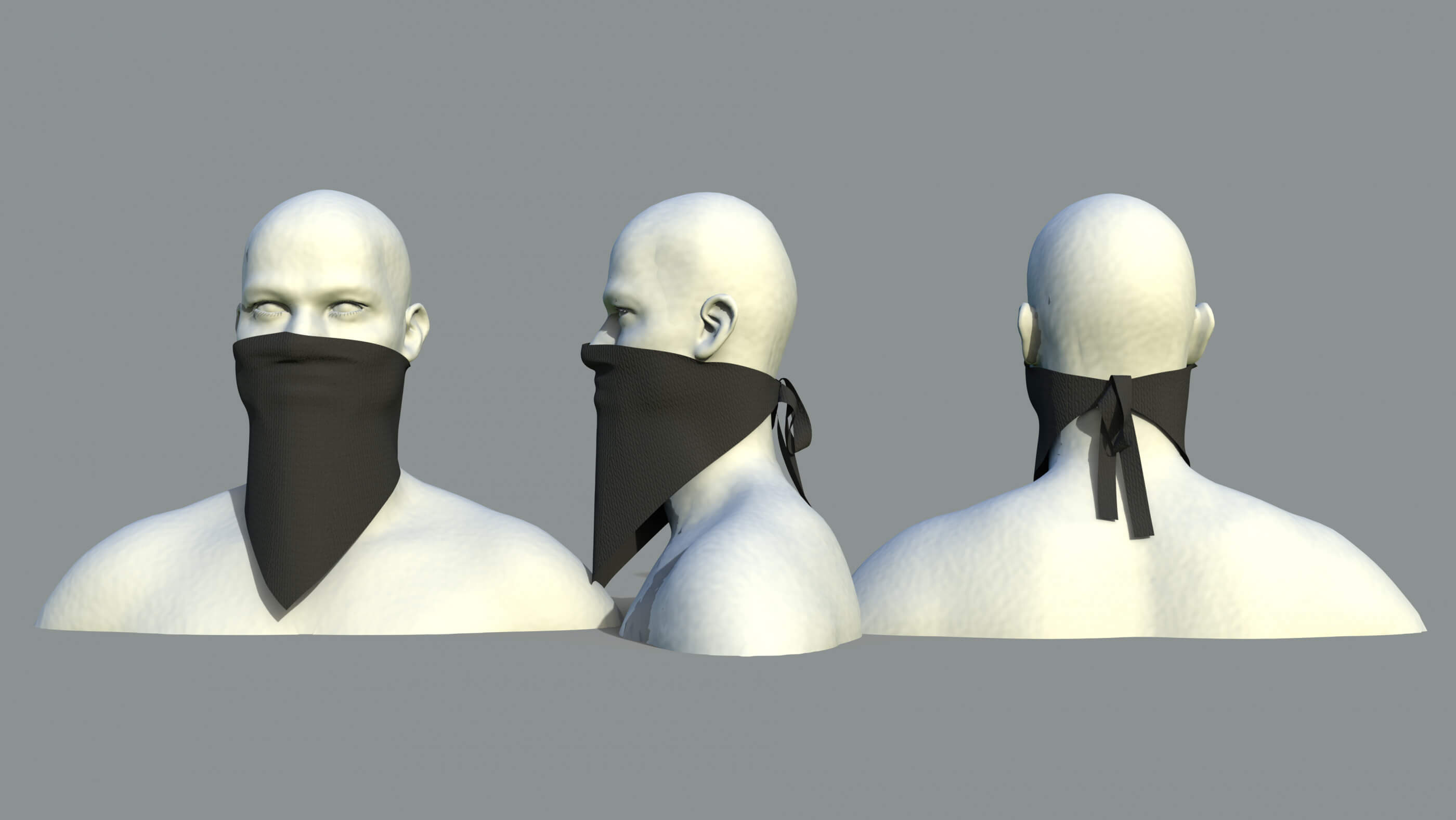 Face Mask Collection Vol 2 - 3D Model by netleon