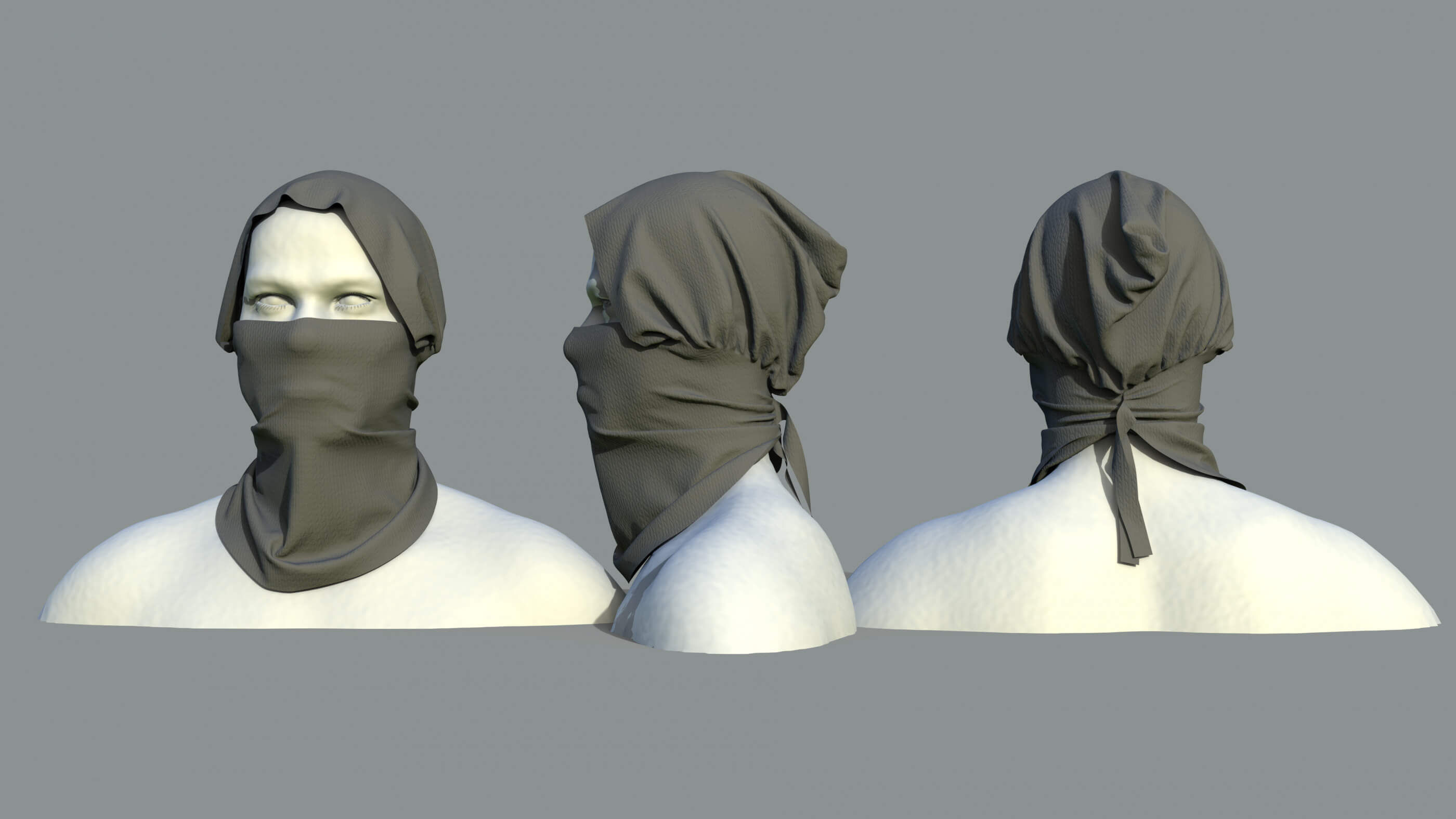 Face Mask Collection Vol 2 - 3D Model by netleon
