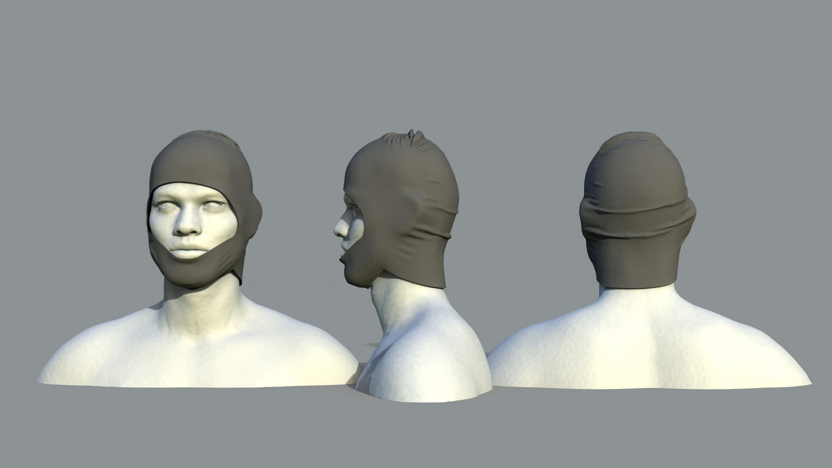 Face Mask Collection Vol 3 - 3D Model by netleon