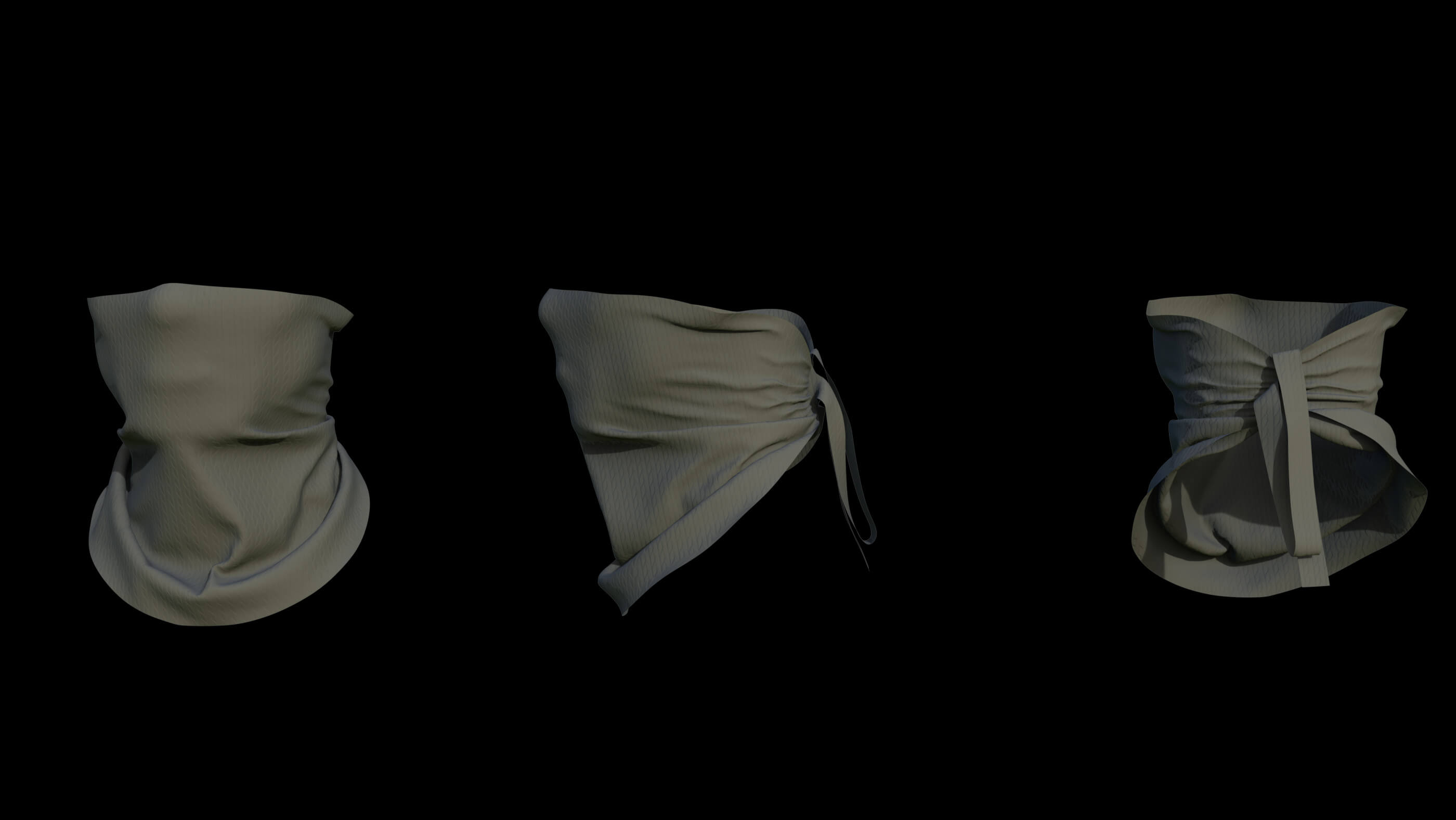 Face Mask Collection Vol 3 - 3D Model by netleon