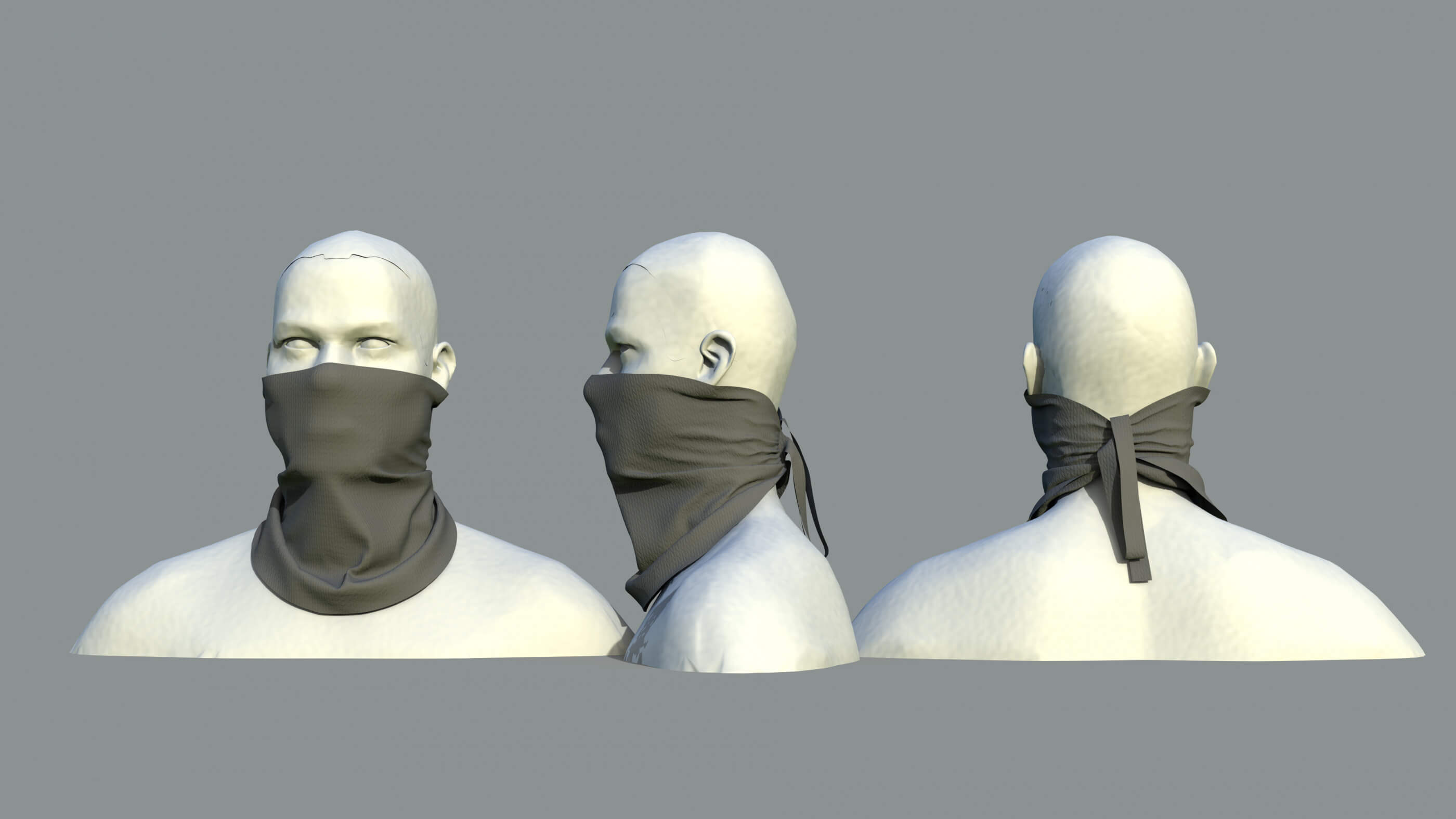 Face Mask Collection Vol 3 - 3D Model by netleon
