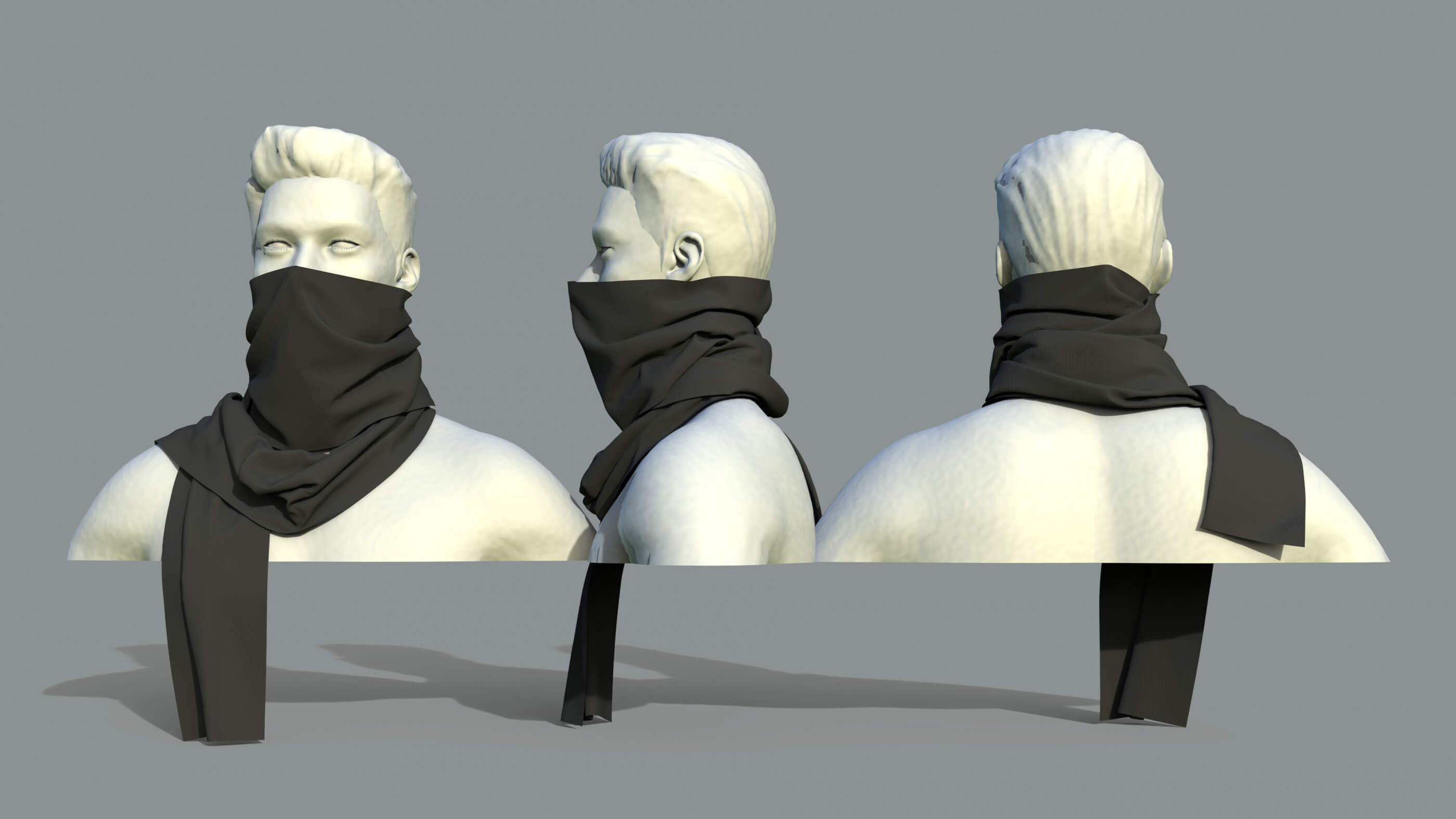 Face Mask Collection Vol 3 - 3D Model by netleon
