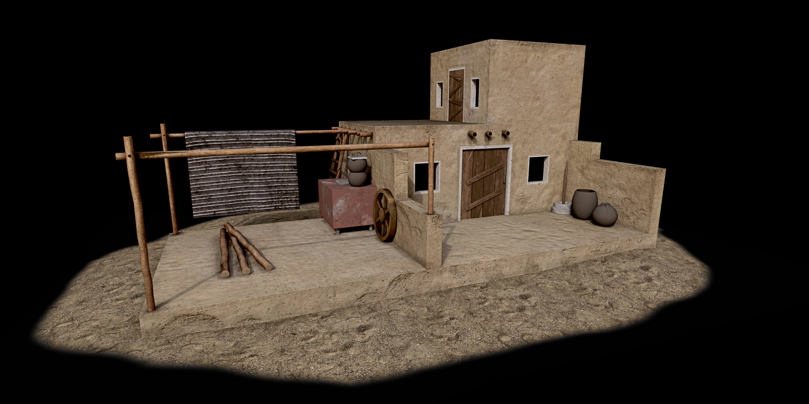 House 3 - 3D Model by netleon