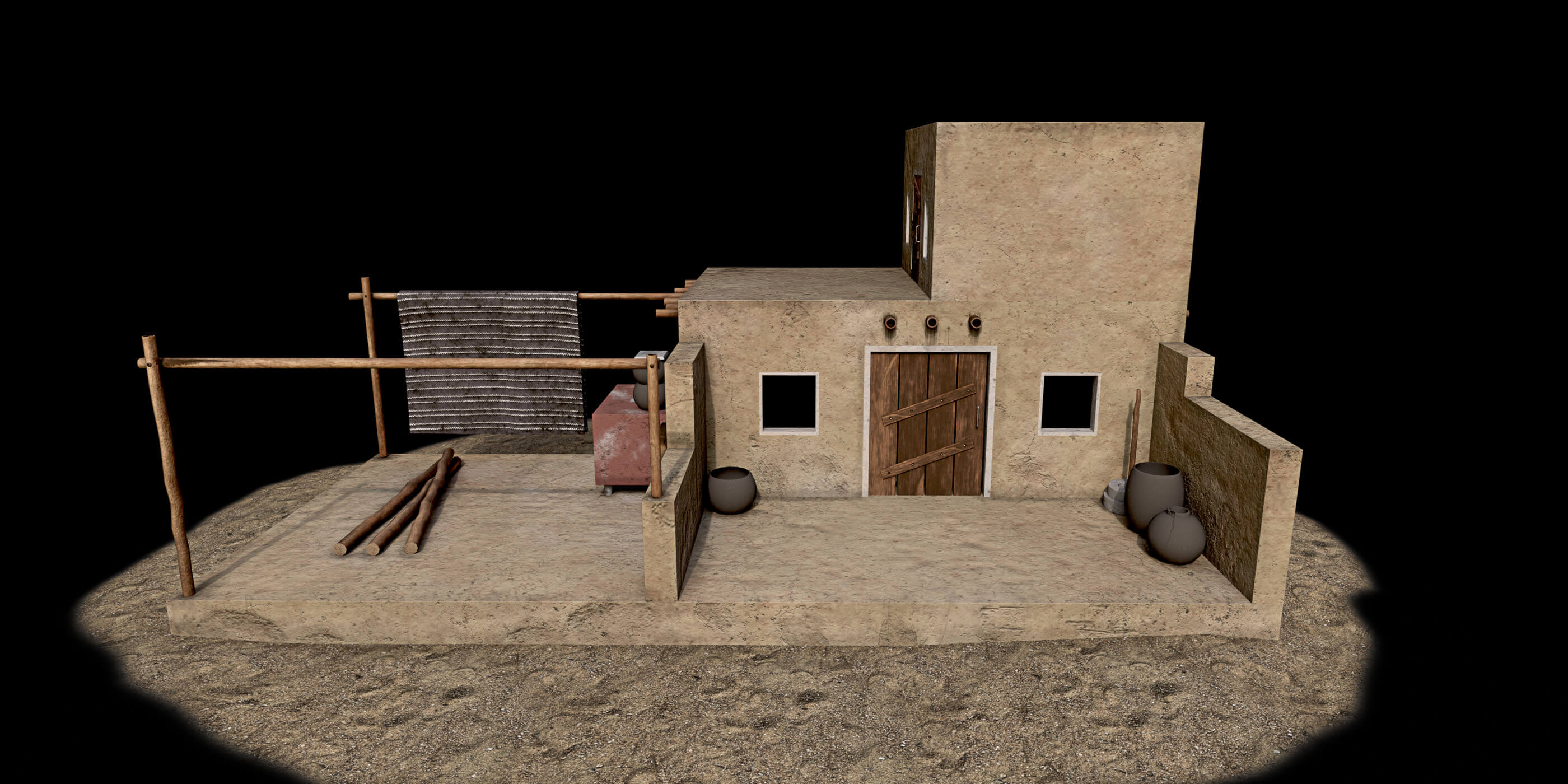 House 3 - 3D Model by netleon