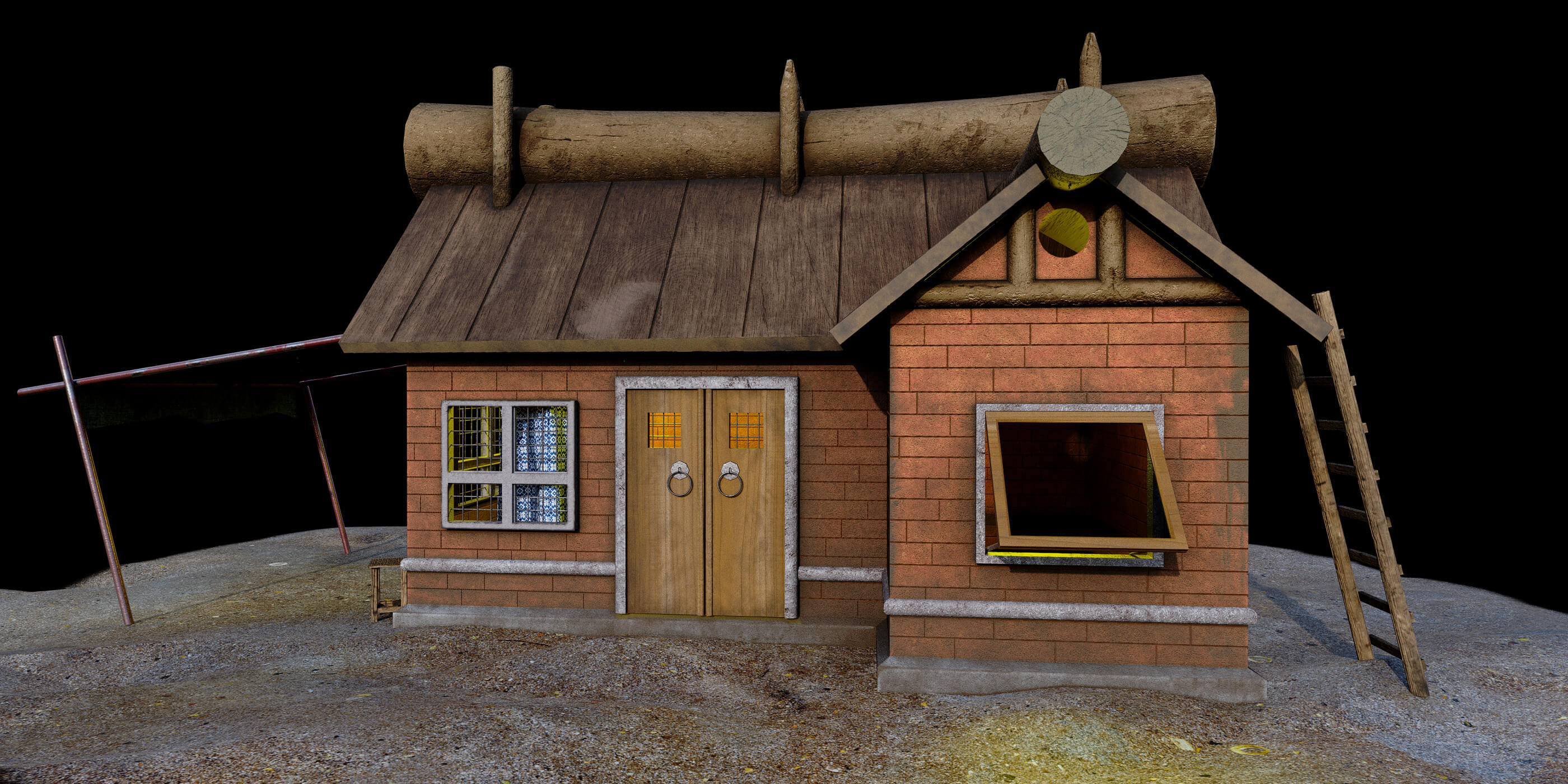 House Game Ready 4 - 3D Model by netleon