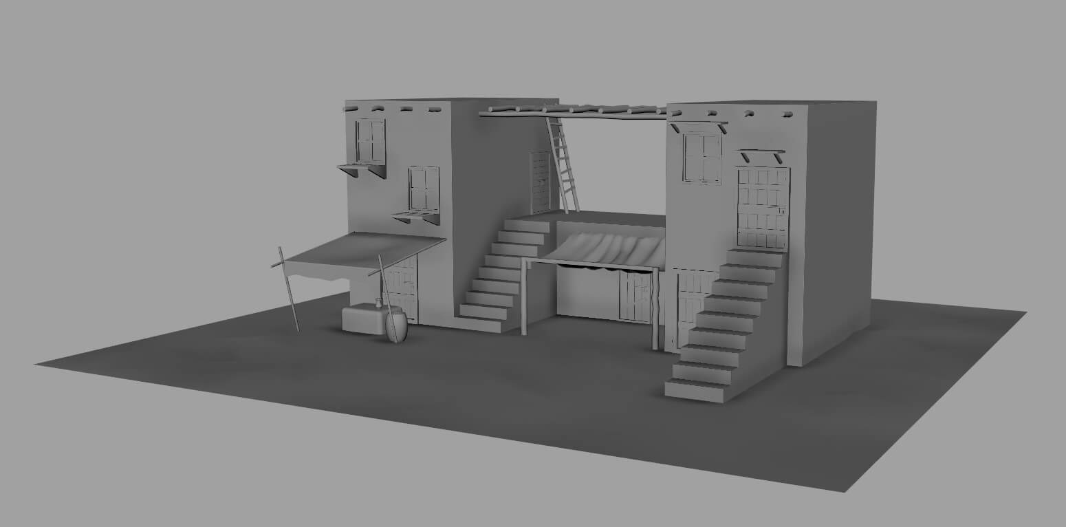 House Game Ready 8 - 3D Model by netleon