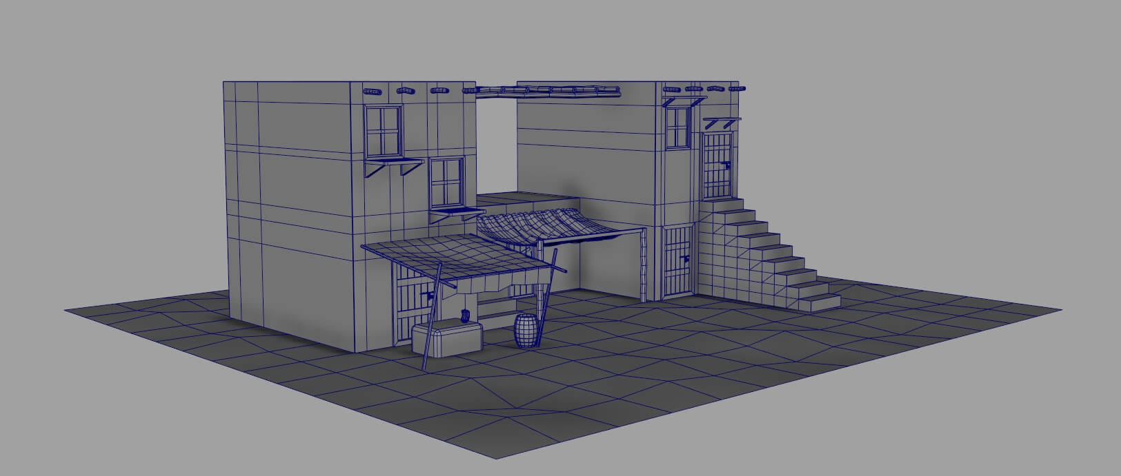 House Game Ready 8 - 3D Model by netleon