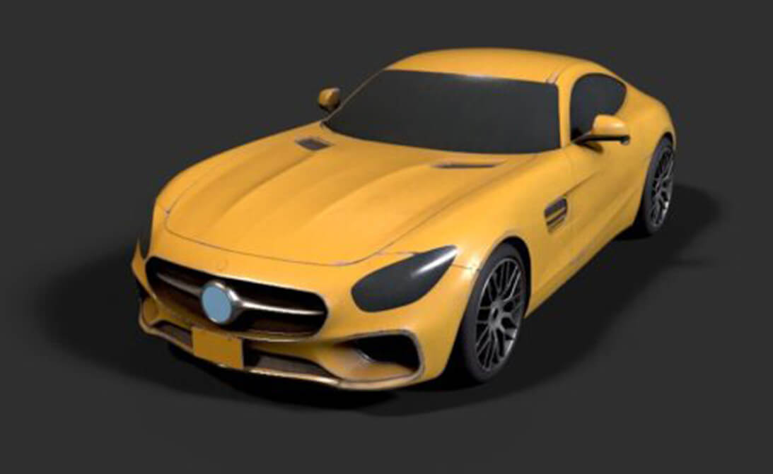Mercedes AMG GT - 3D Model by netleon