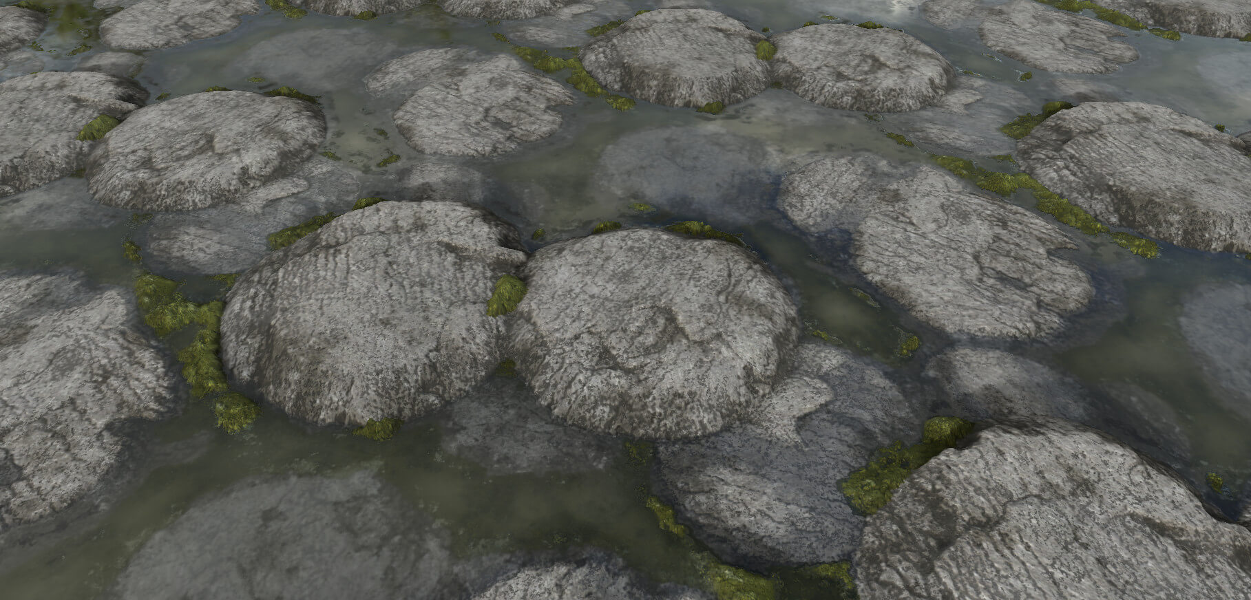 Mossy Stone Material by netleon