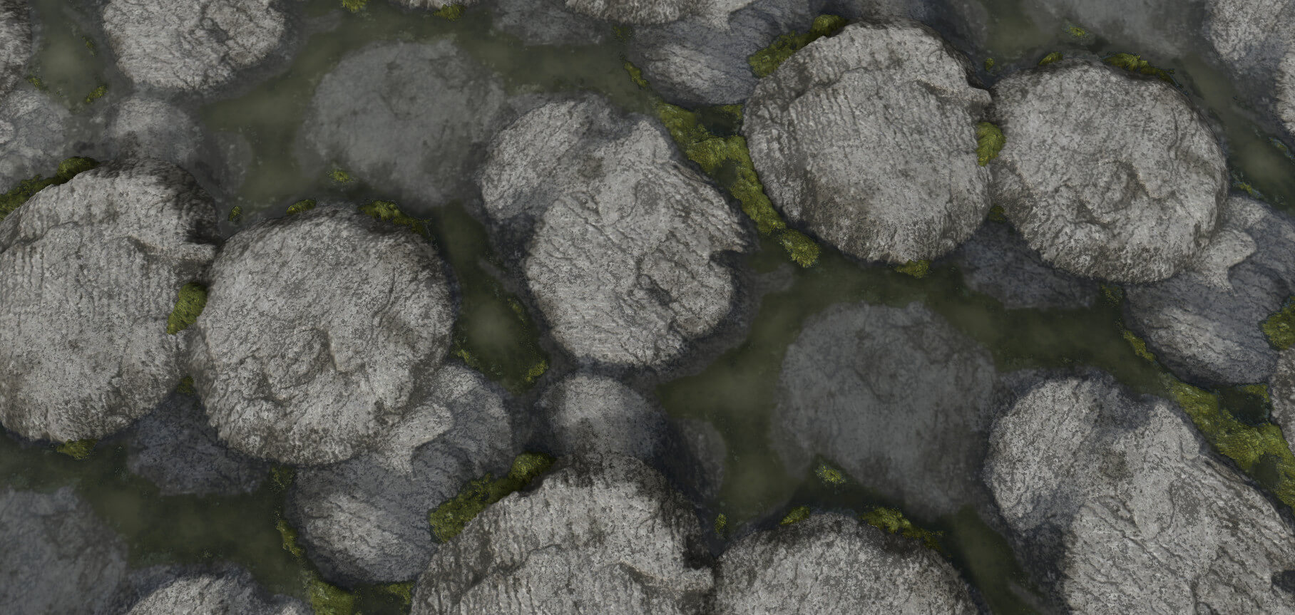 Mossy Stone Material by netleon
