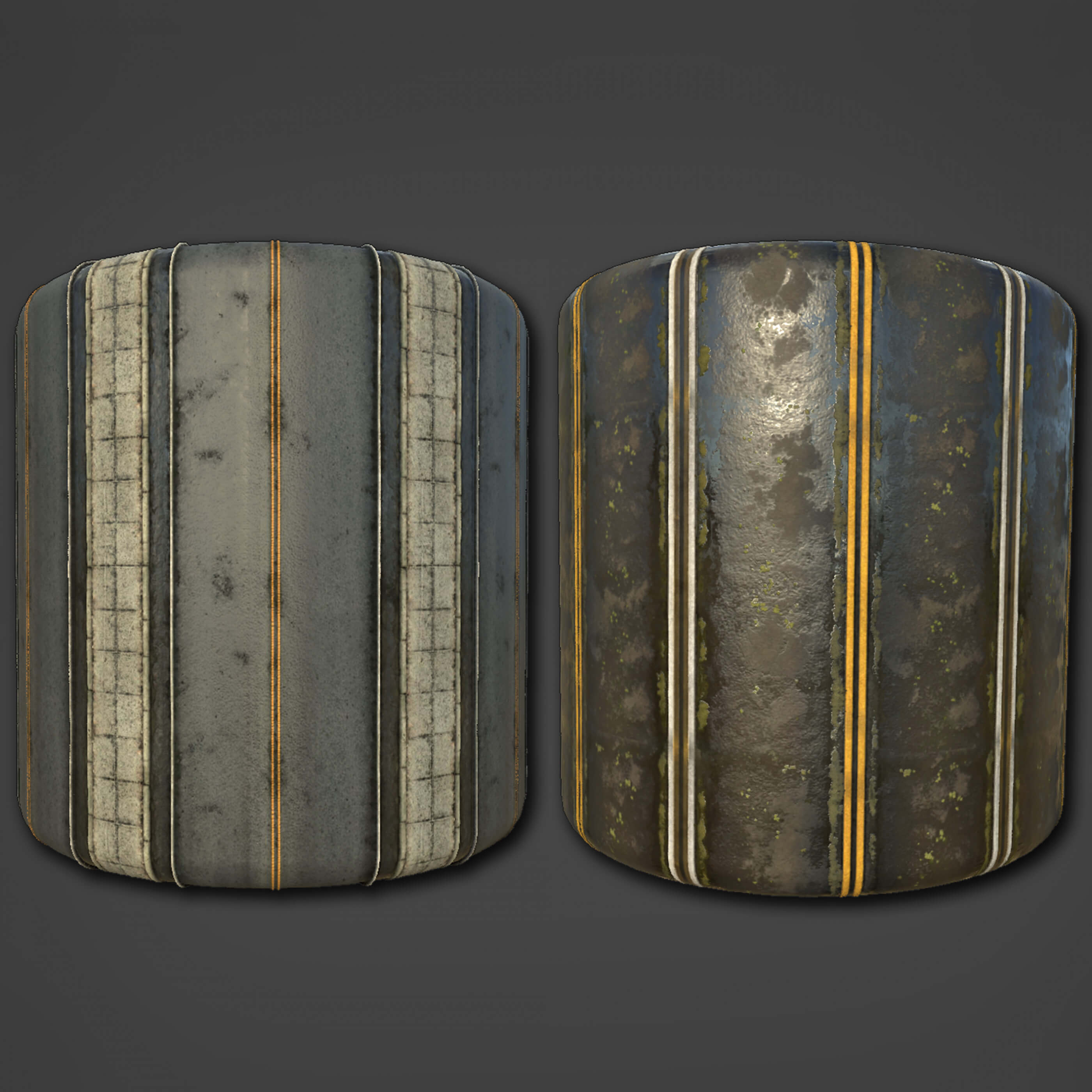 Road Materials Vol. 1 - 3D Material or Shader by netleon