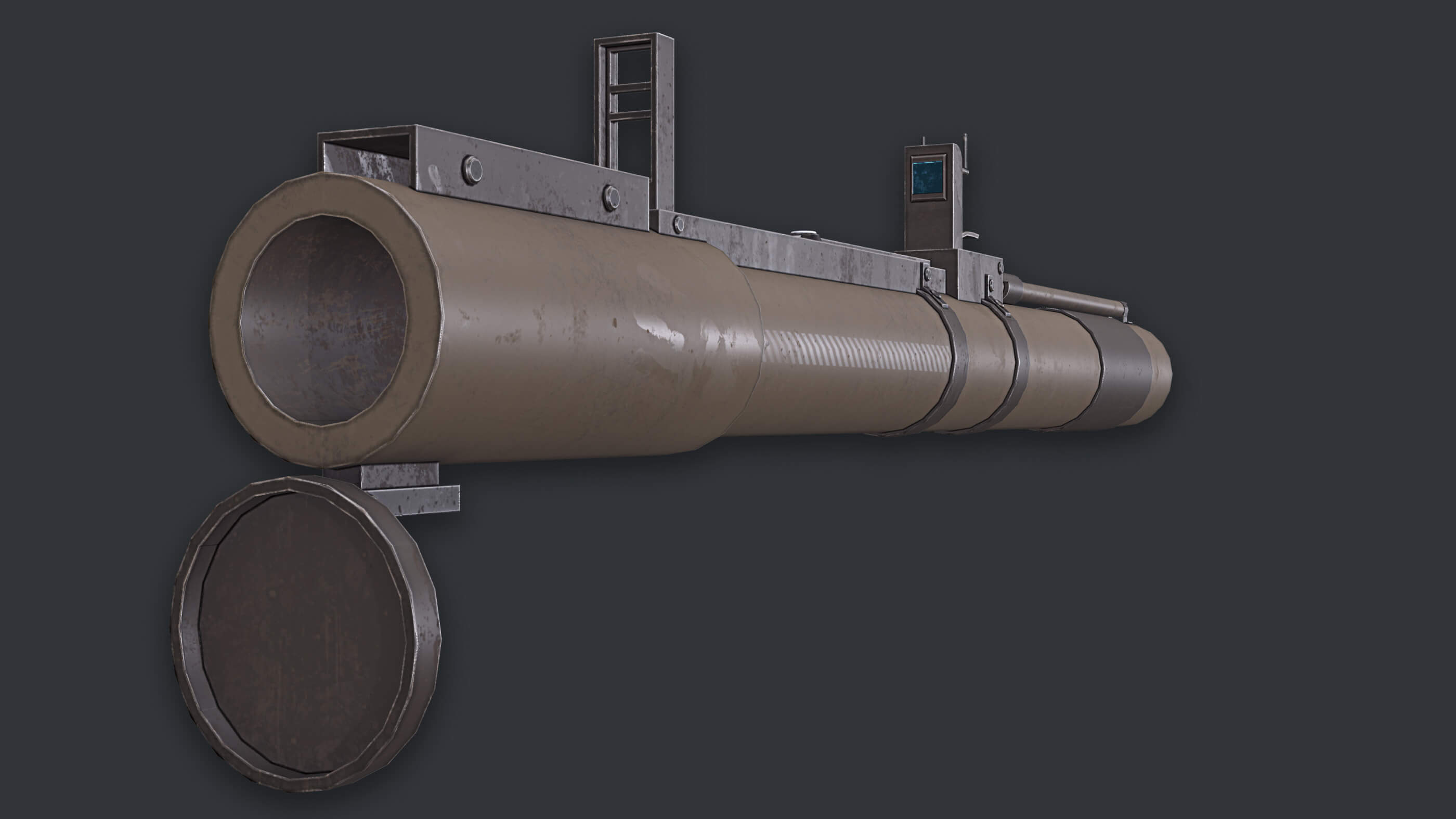 Rocket Launcher 9 - 3D Model by netleon