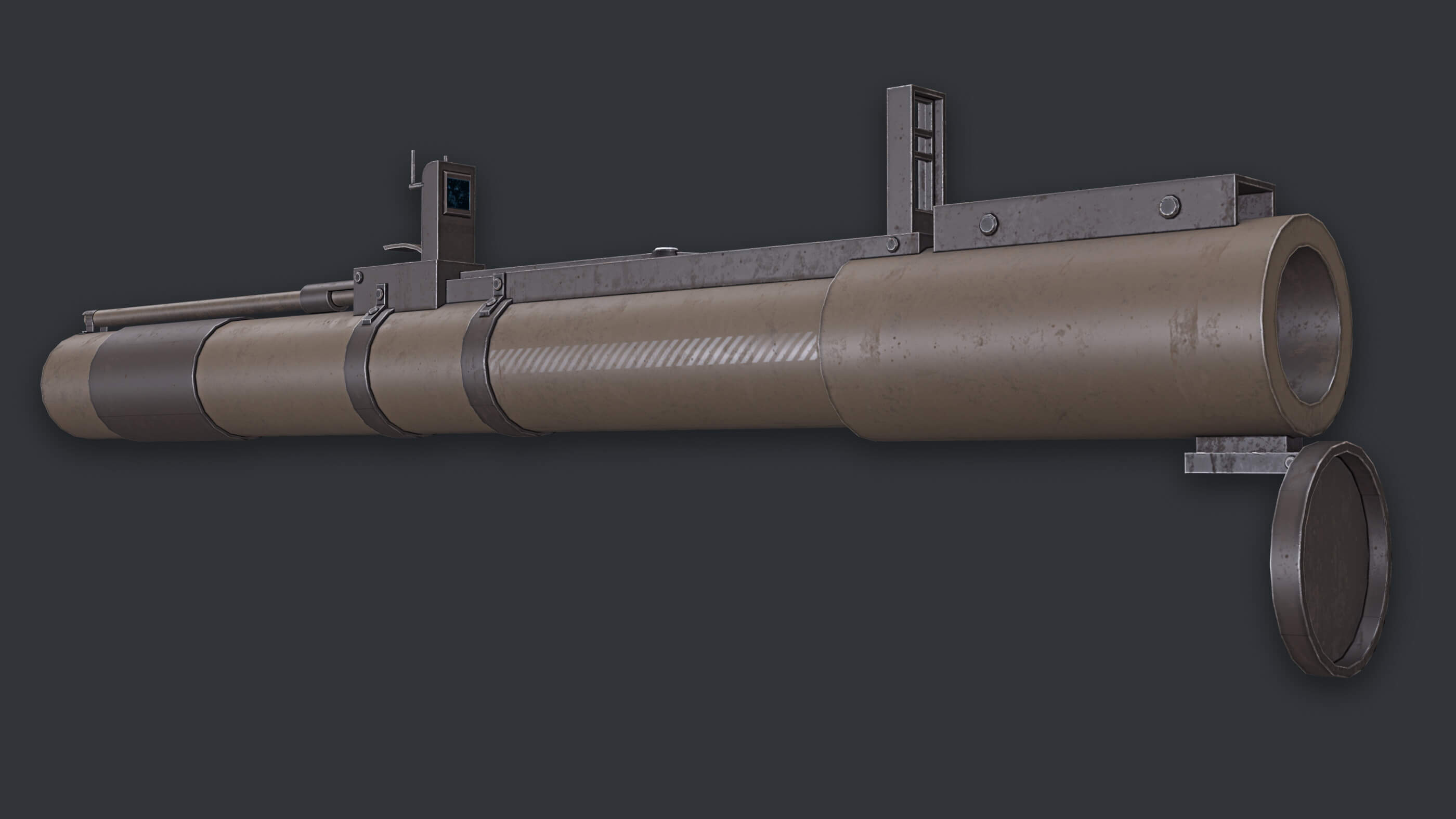 Rocket Launcher 9 - 3D Model by netleon