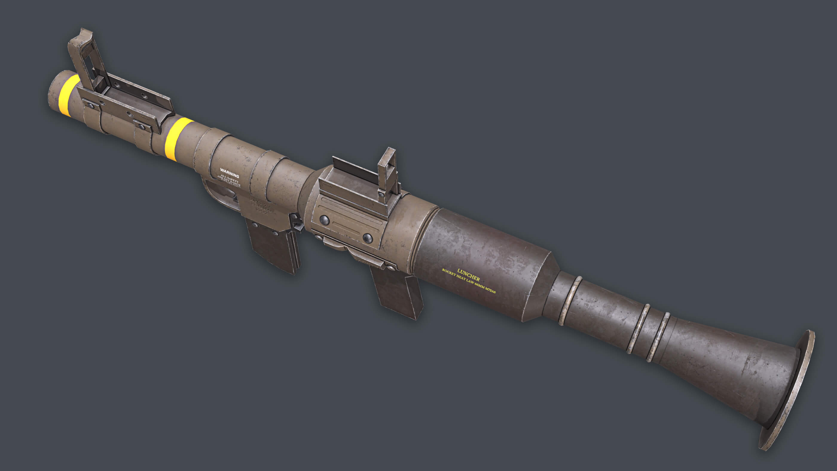 Rocket Launcher 1 - 3D Model by netleon