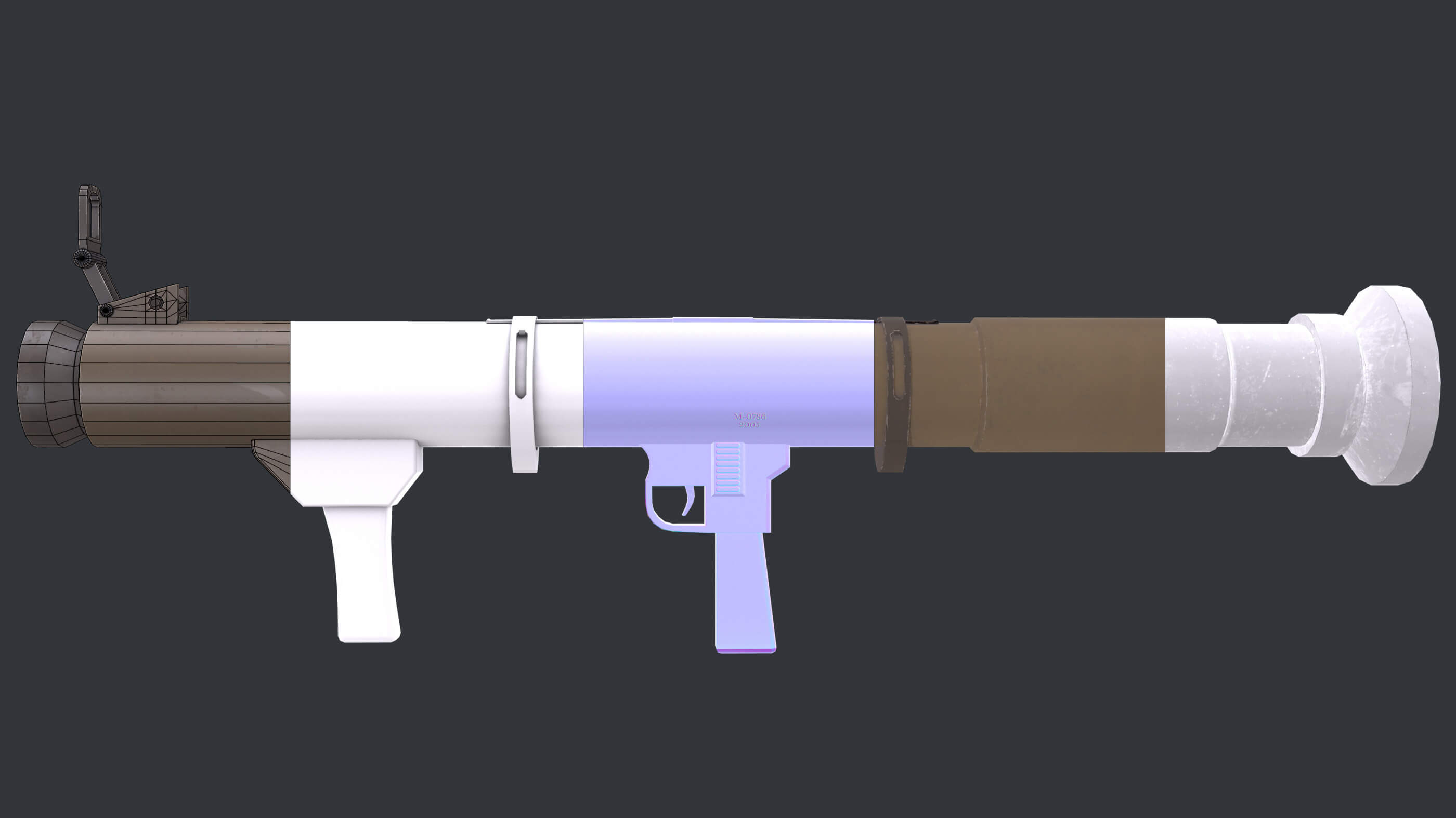 Rocket Launcher 10 - 3D Model by netleon